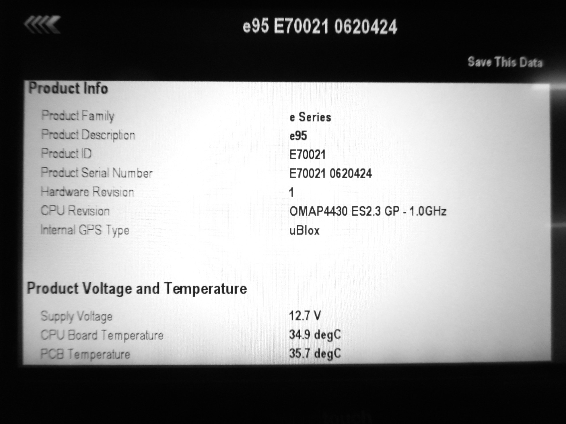 Raymarine e95 HybridTouch MFD Display E70021 -Tested- 90 Day Warranty ...