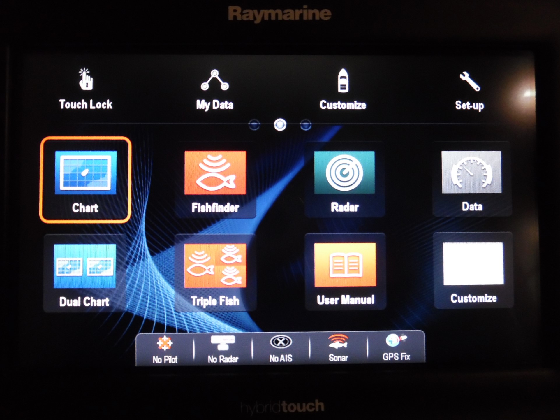Raymarine e95 HybridTouch MFD Display E70021 -Tested- 90 Day Warranty ...