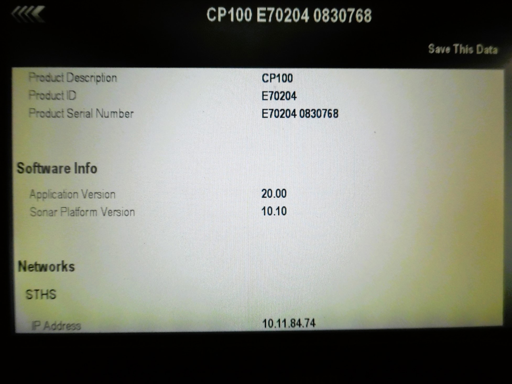 Raymarine CP100 Clear Pulse Sonar Module E70204 - Tested! - 90 Day ...
