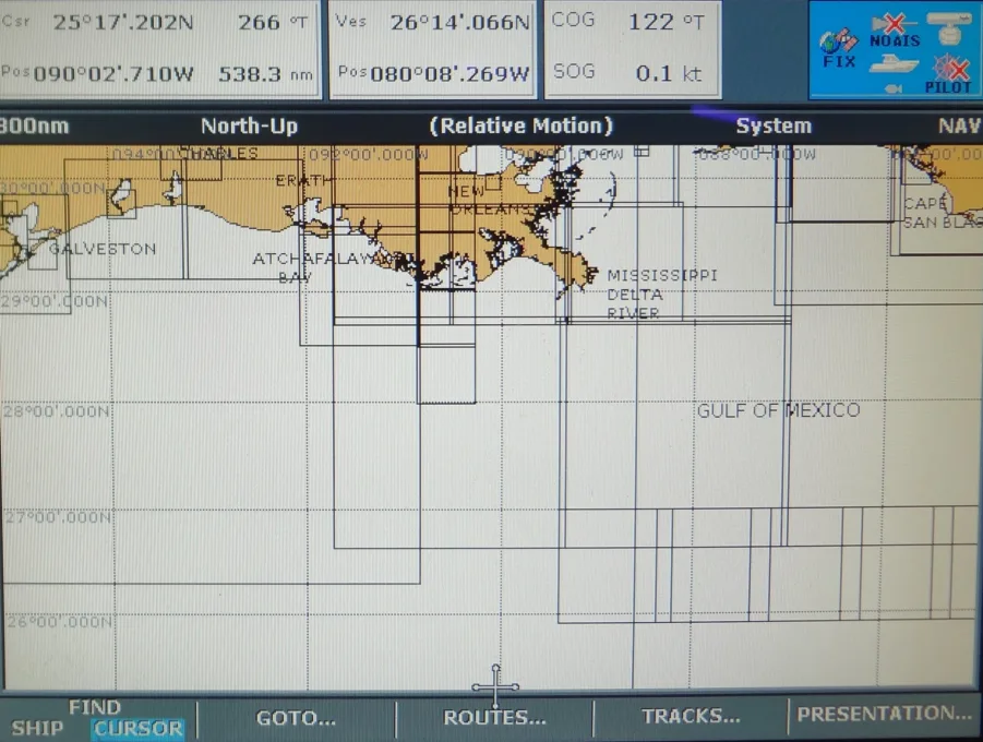 Navionics 64MB CF Chart Card CF/1G907XL3 "Gulf of Mexico" Dec 2004 ...