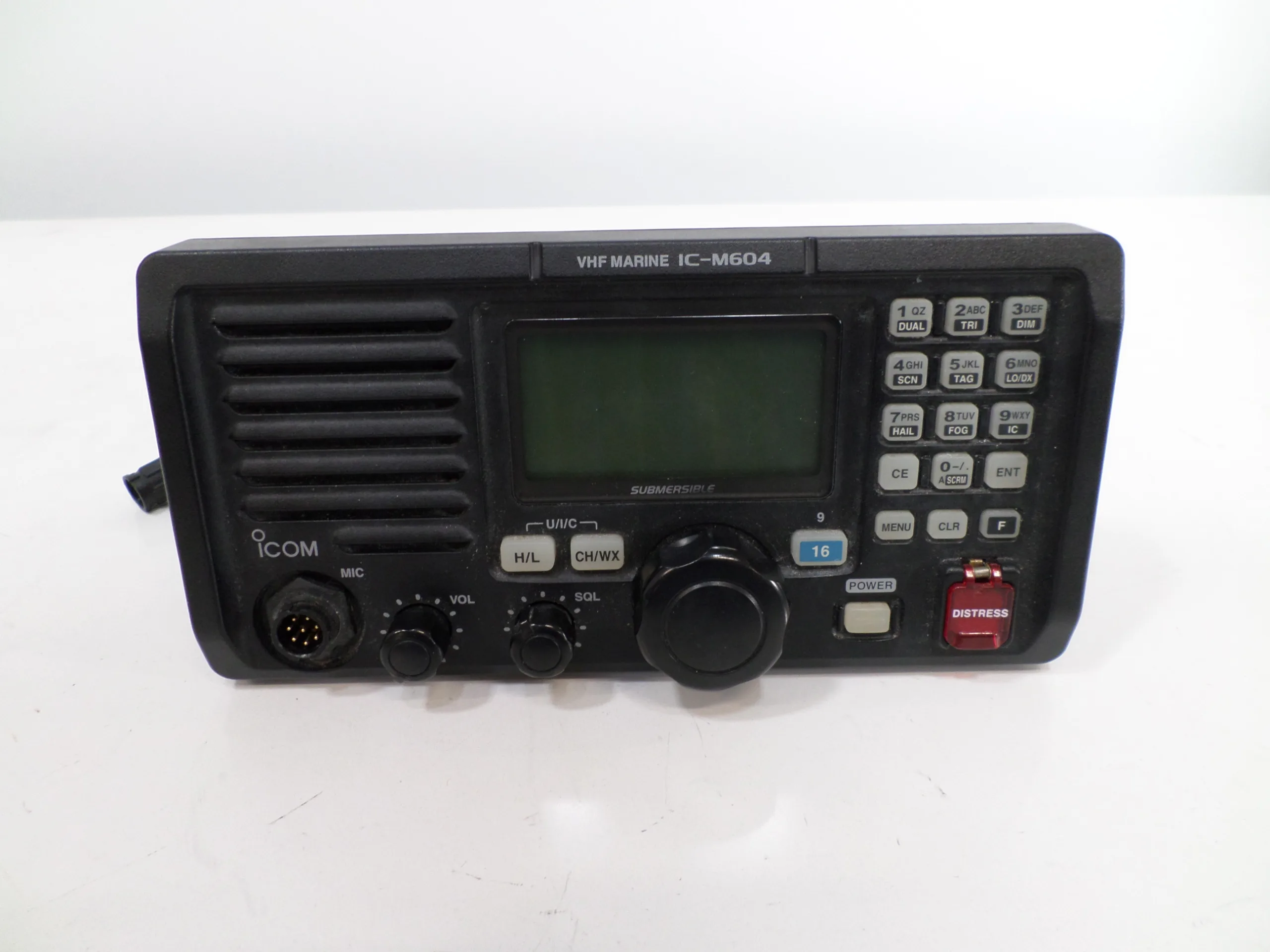 Icom IC-M604A Marine DSC VHF Radio with Detachable Mic - Tested - Max ...