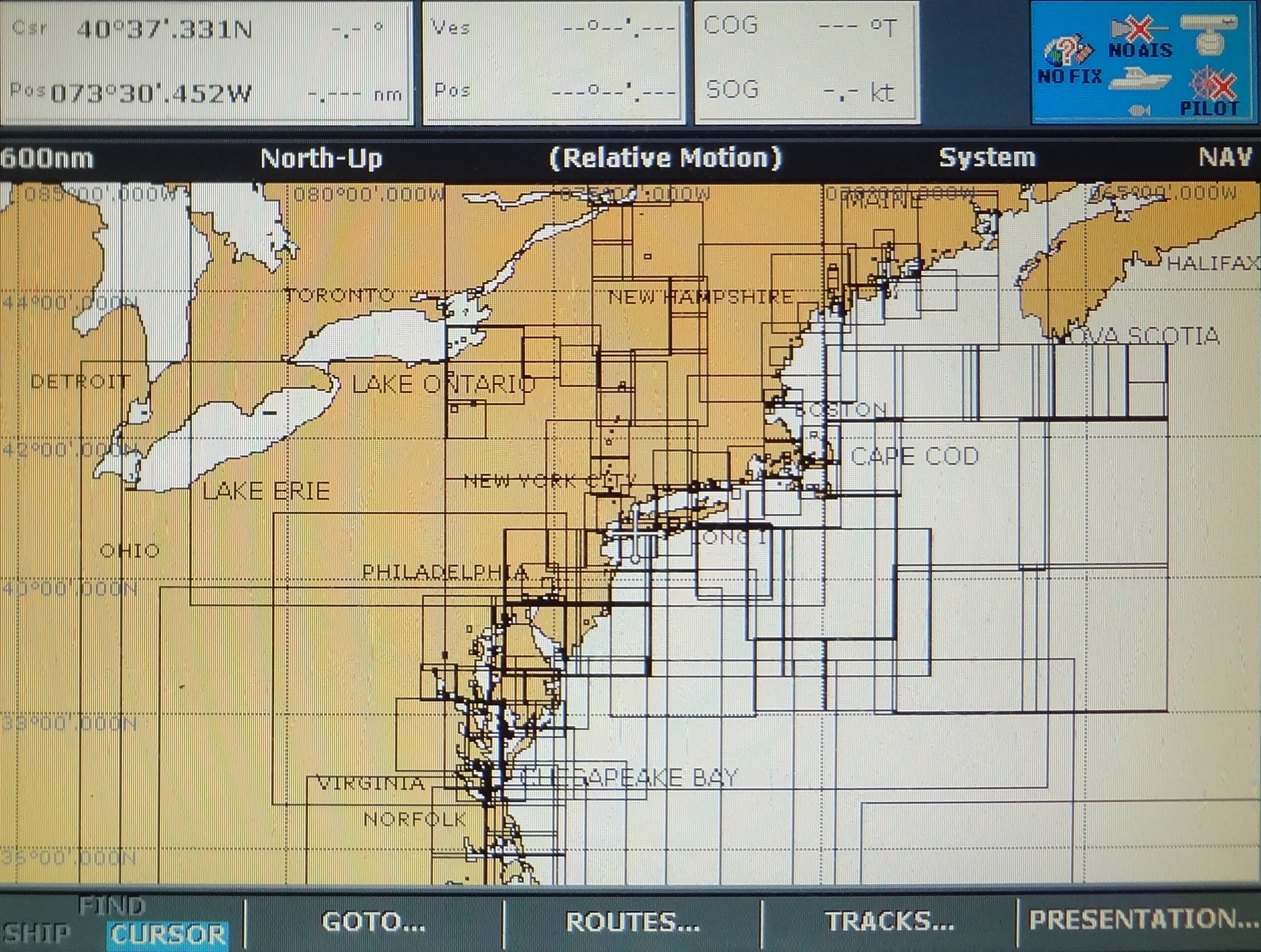 Navionics 512MB CF Chart Card CF/16XG "USA - East" - V01.18 - Feb 07 ...