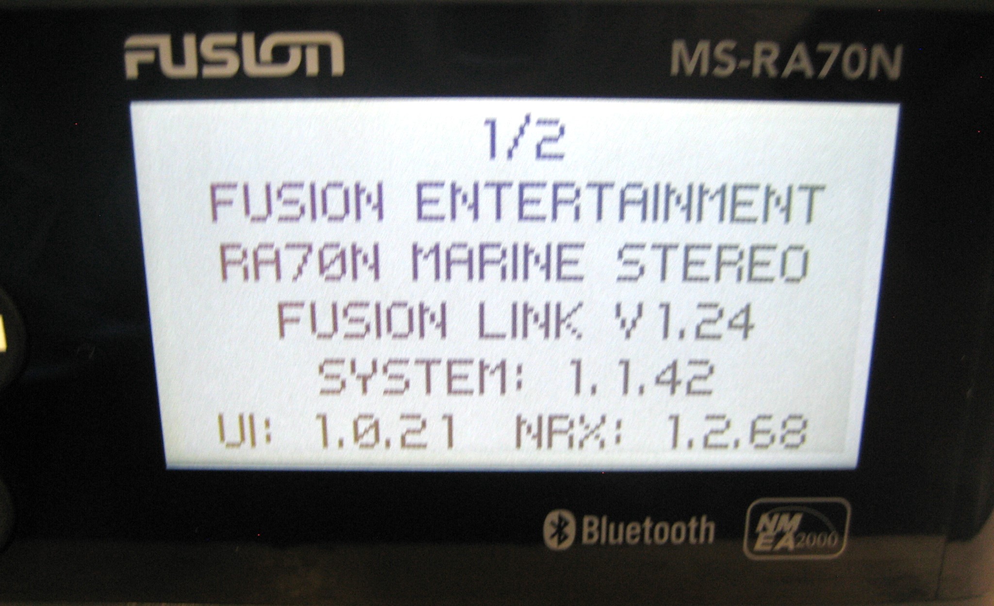 Fusion MS-RA70N 200W Marine Receiver AM FM BT & NMEA - Max Marine ...