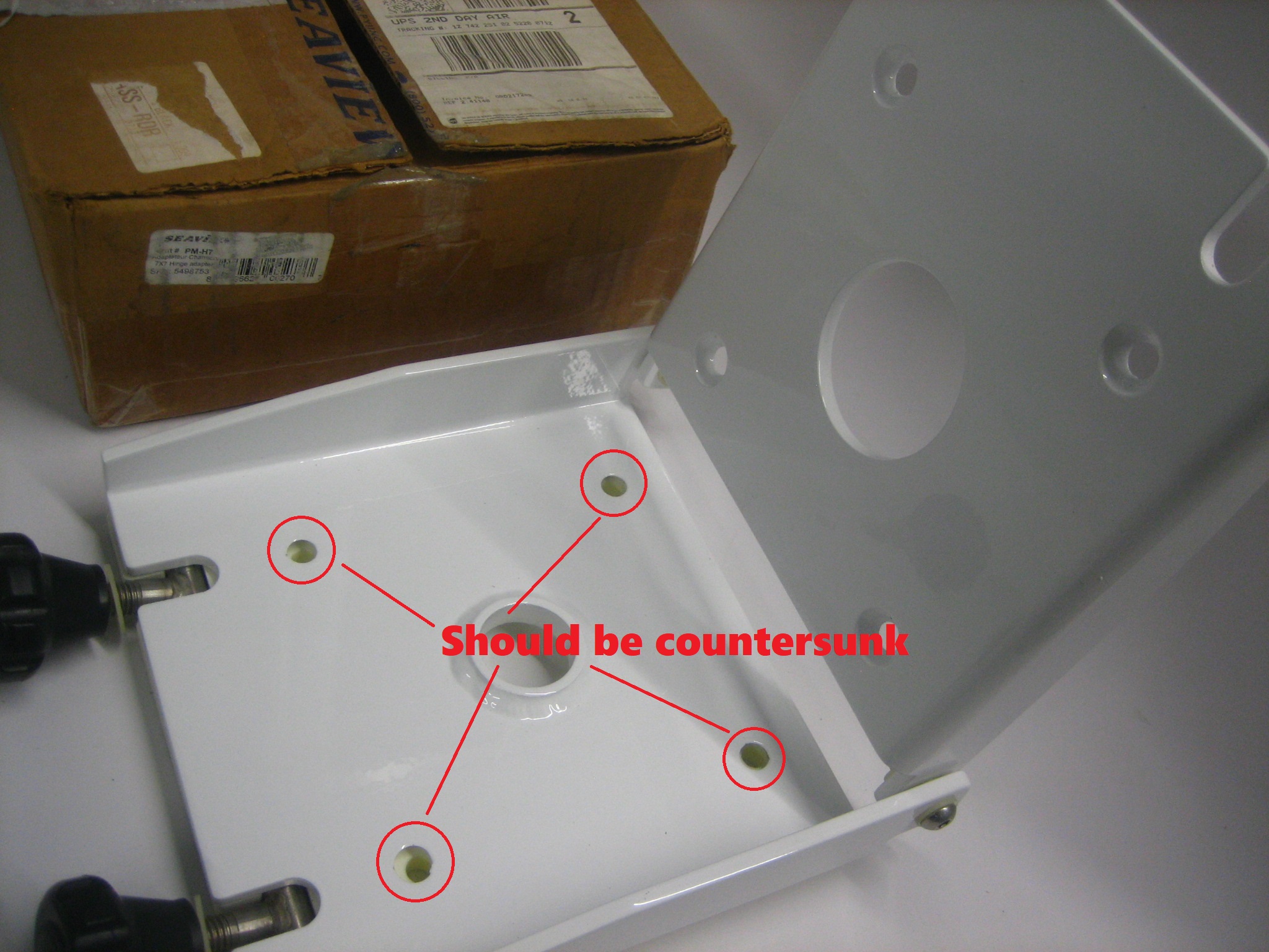 Seaview PM-H7 Hinge Accy for 7" Radar Mount - NEW DEFECTIVE STOCK Still ...