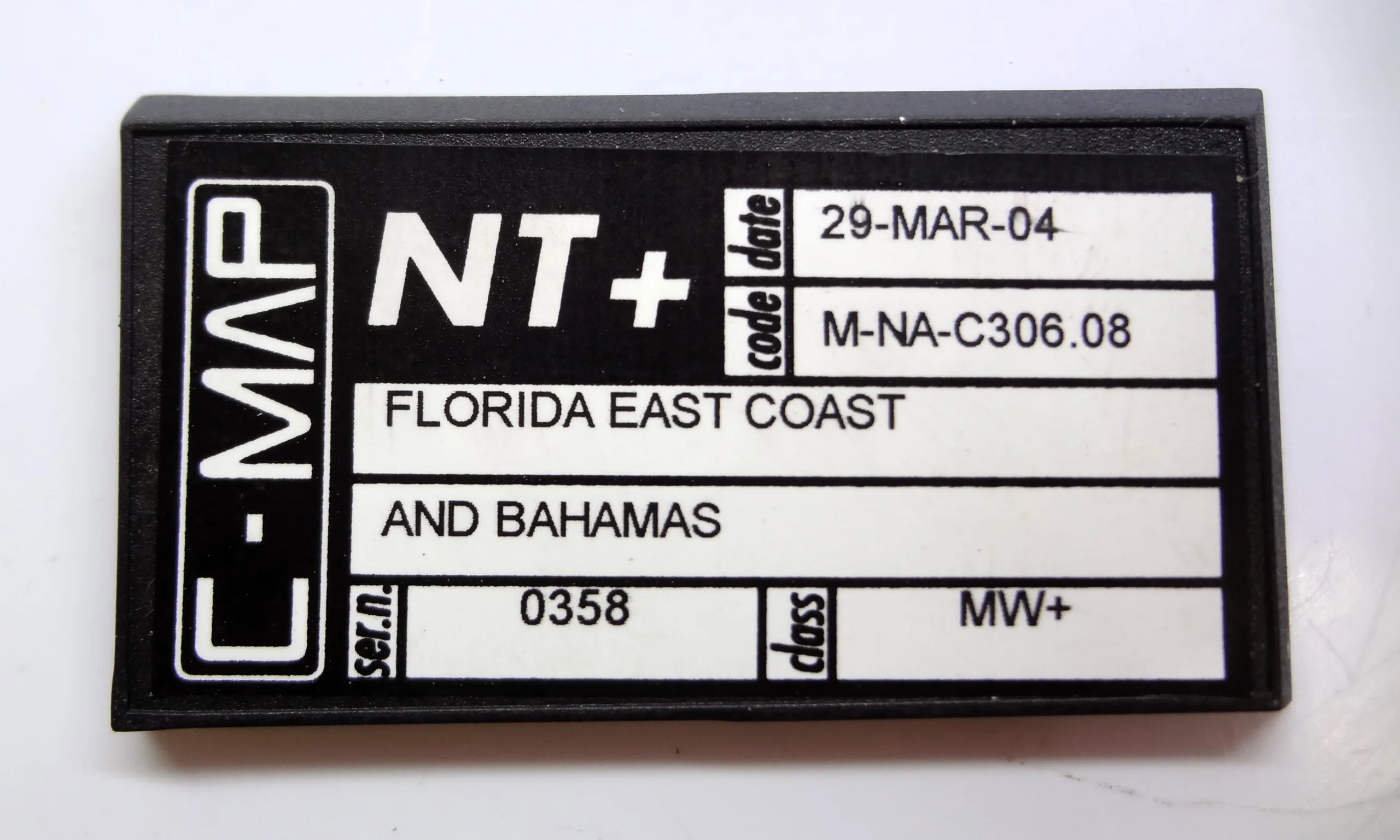 C-Map C-Card NT+ Florida East Coast and Bahamas M-NA-C306.08 - Mar 04 ...