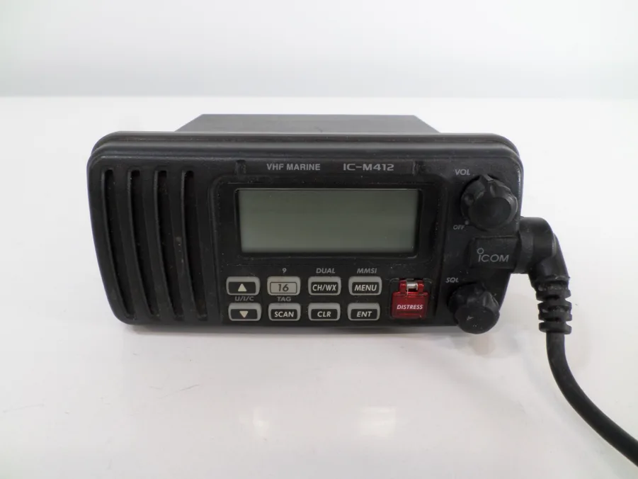 Icom IC-M412 Compact Marine DSC VHF Radio - Tested - Max Marine Electronics
