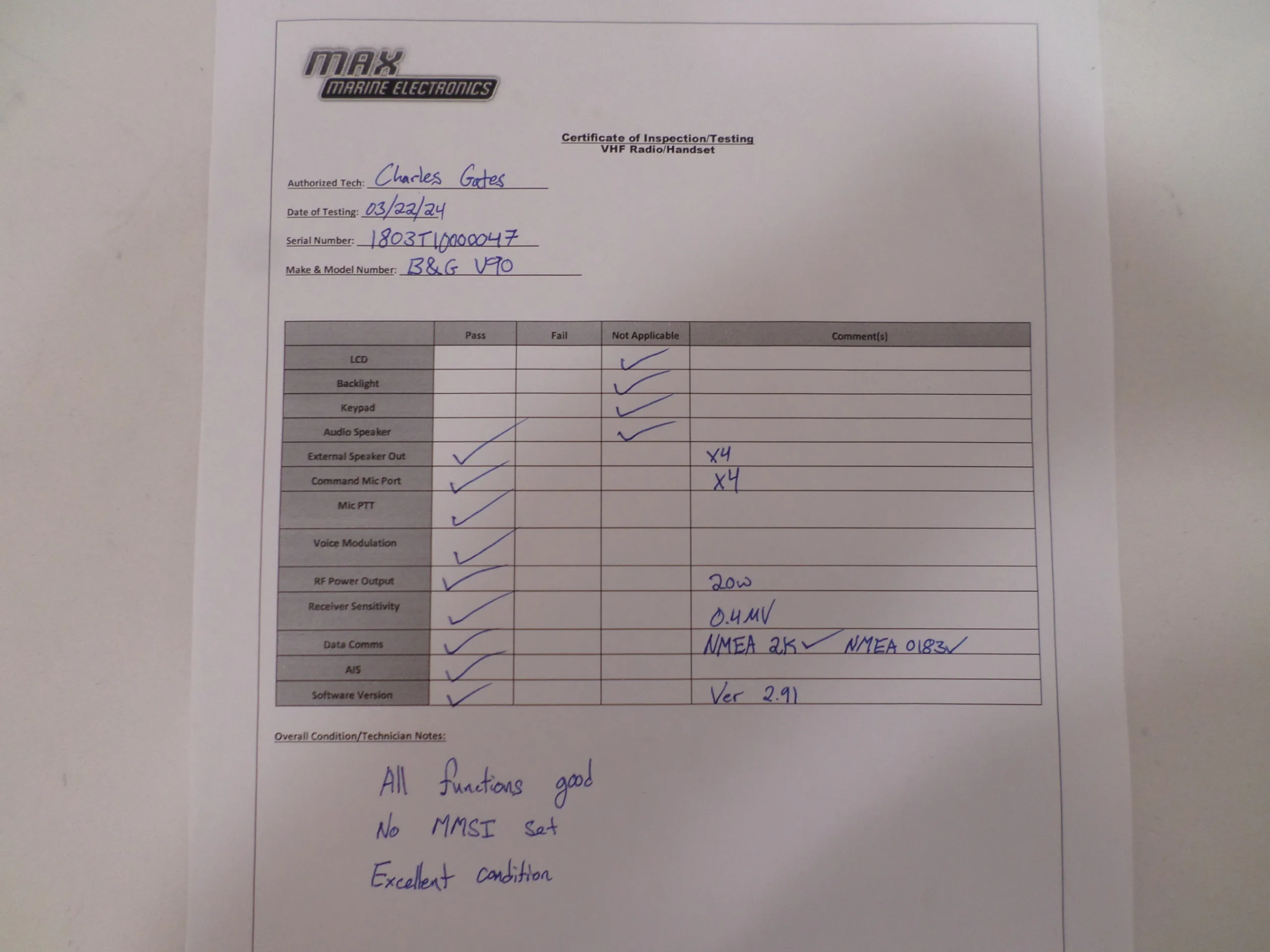 B&G V90 Black Box Marine VHF Radio with AIS Receiver Function - Max ...