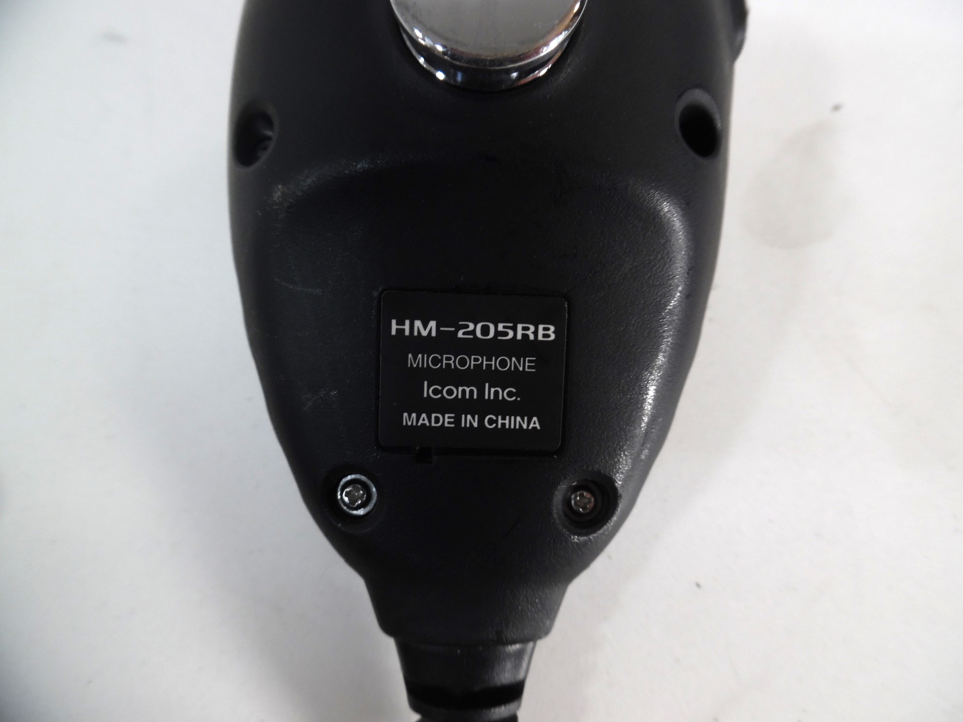 Icom HM-205RB Fist Mic For IC-M510 EVO and IC-605 Used Good Condition ...
