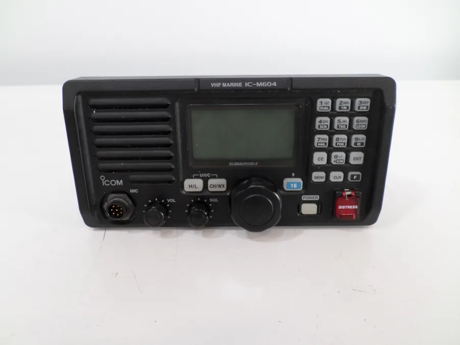 Icom IC-M604A Marine DSC VHF Radio with Detachable Mic and Mounting ...