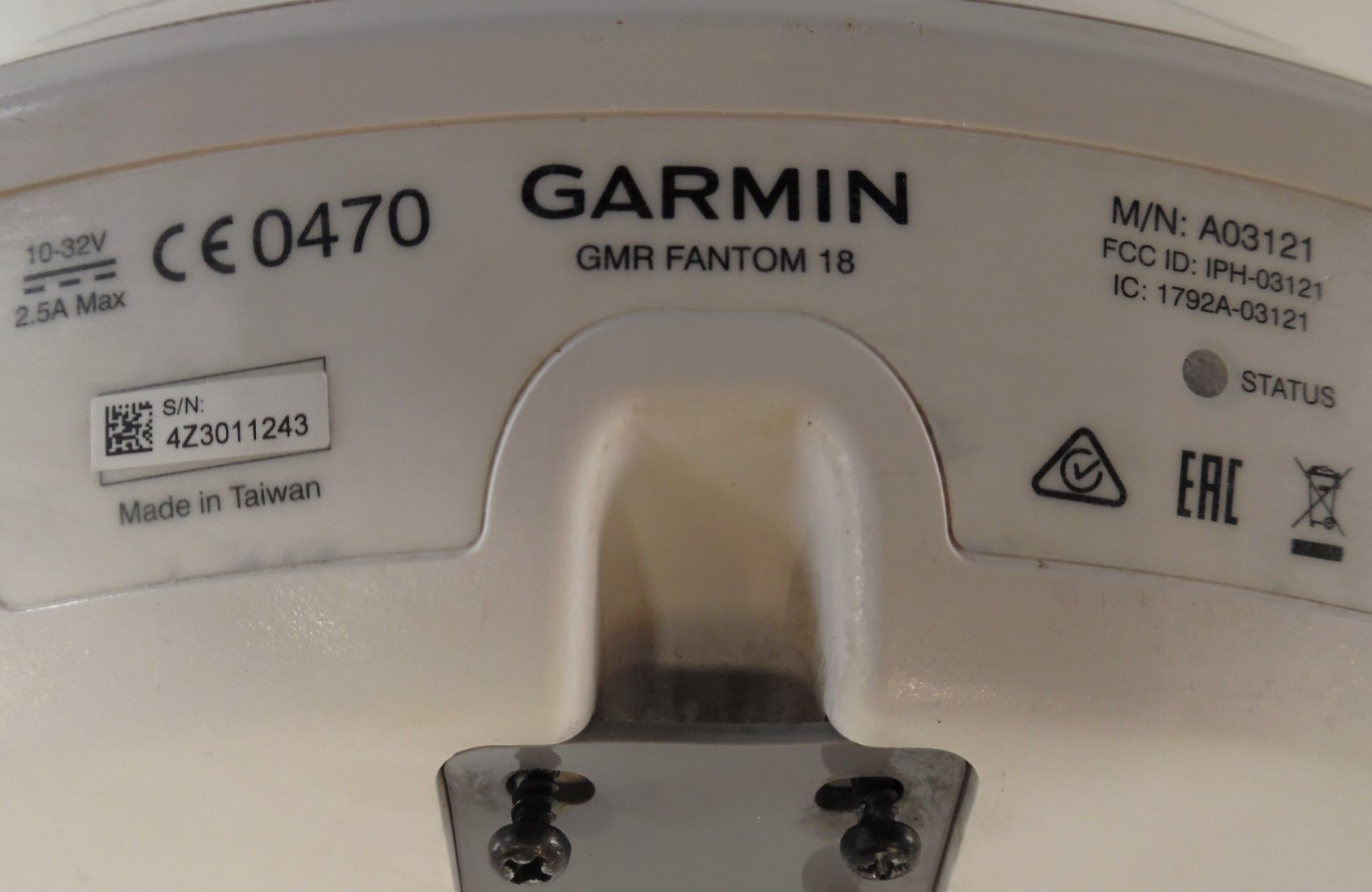 Garmin Fantom 18 Radar Dome w/ Network & Power Cables -Great Condition ...