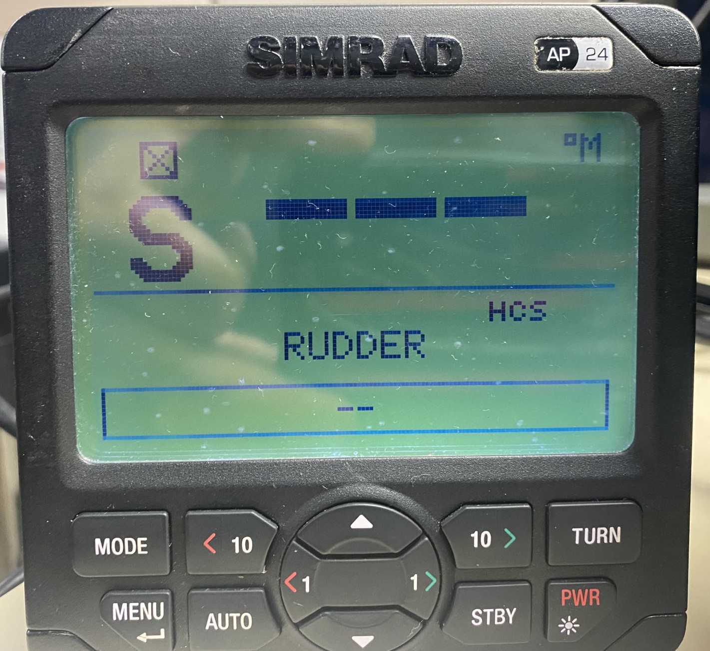 Simrad Ap24 Autopilot Control Head - Rebuilt LCD - Max Marine Electronics