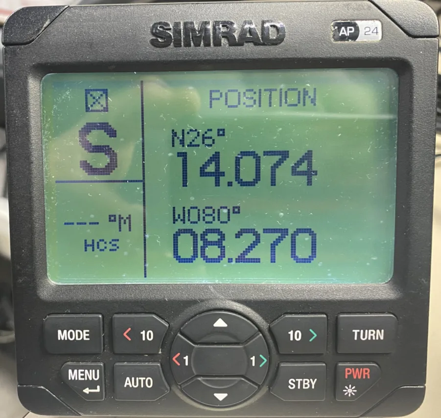 Simrad Ap24 Autopilot Control Head - Rebuilt LCD - Max Marine Electronics