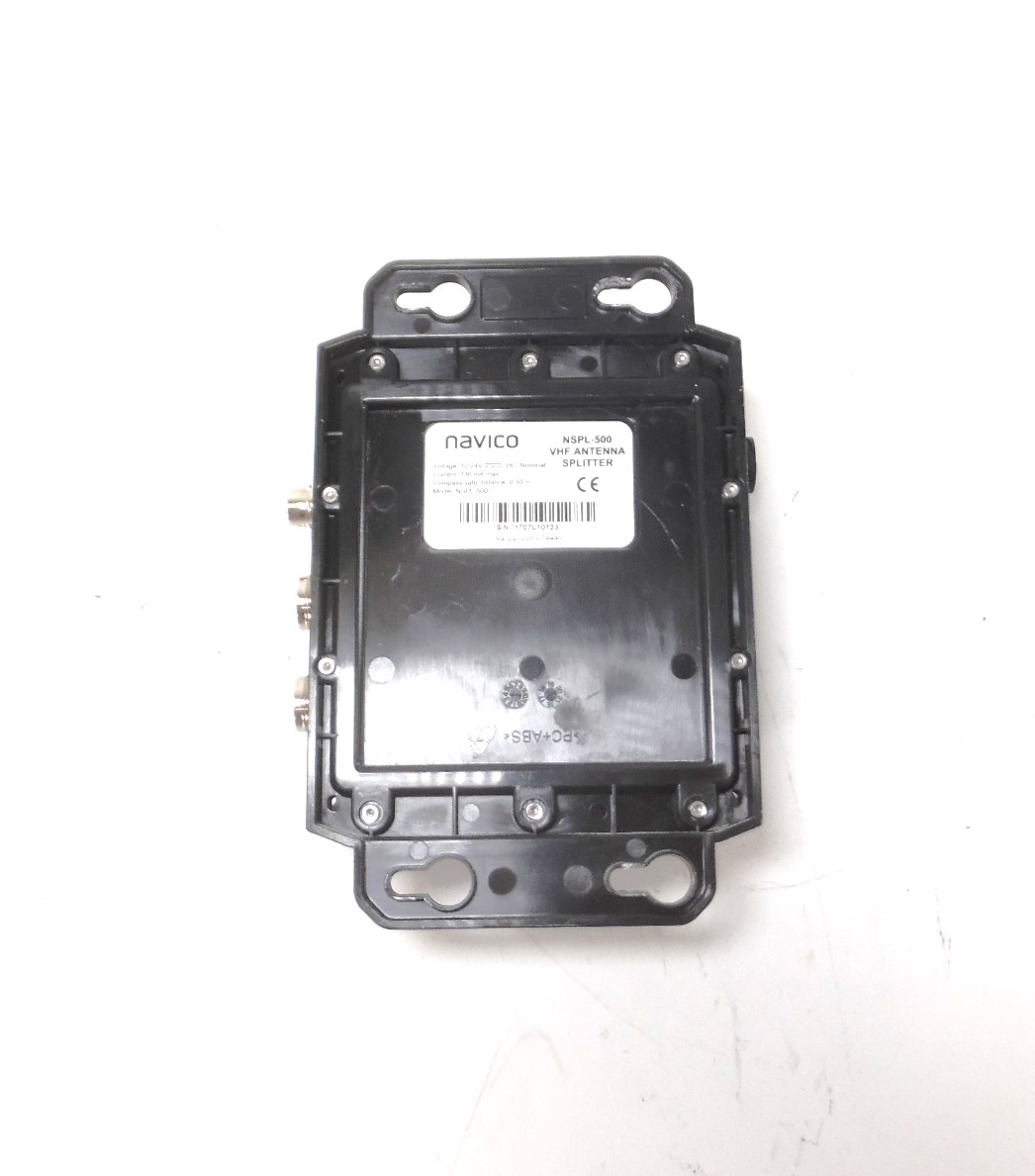 Navico NSPL-500 VHF Antenna Splitter TESTED / WORKING Good Condition w ...