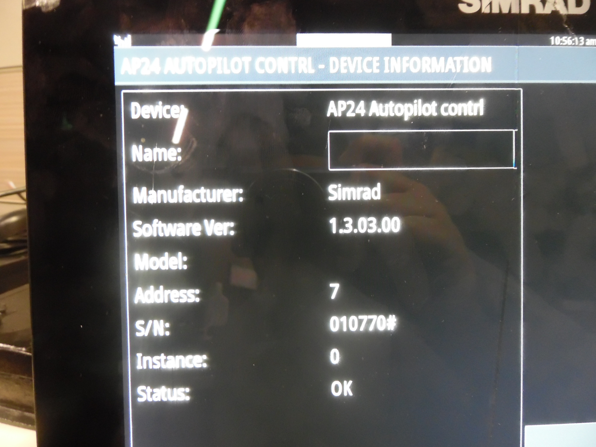Simrad AP24 Autopilot Control Head 22096614 - Max Marine Electronics