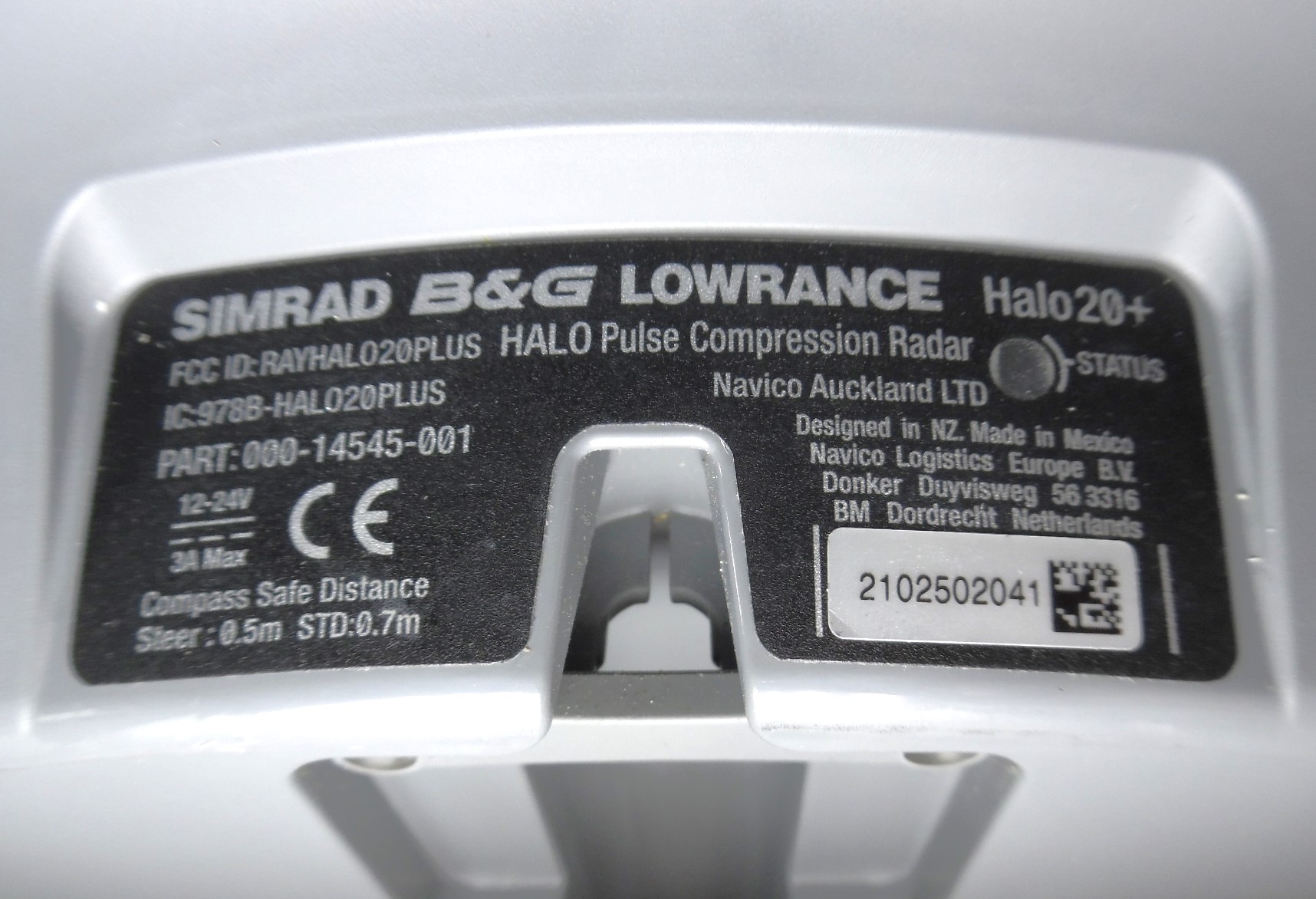 Simrad Halo20+ Pulse Compression Dome Radar (000-14536-001) Tested Good ...