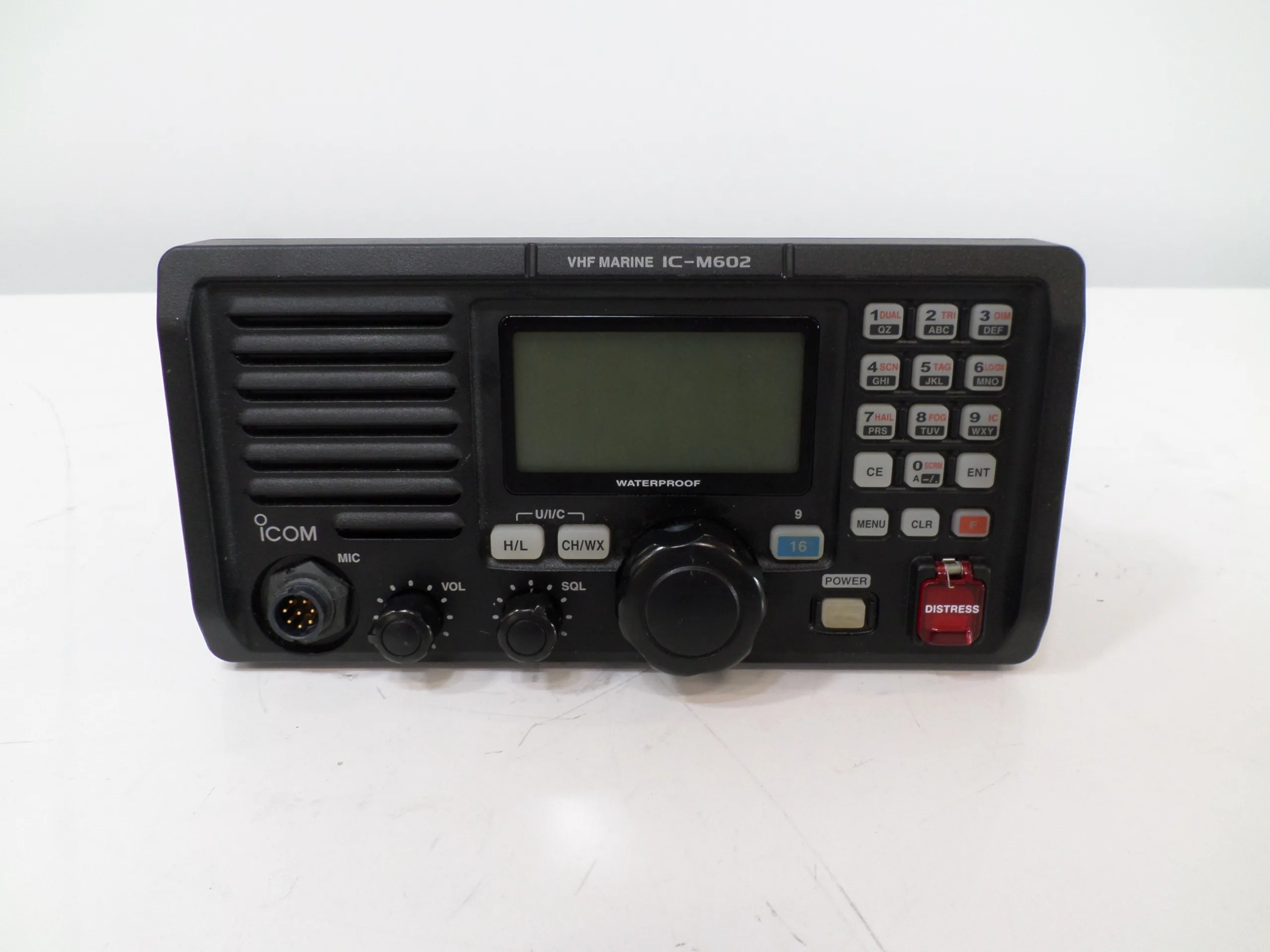 ICOM IC-M602 Marine DSC VHF Radio with Detachable Mic - Tested - Max ...