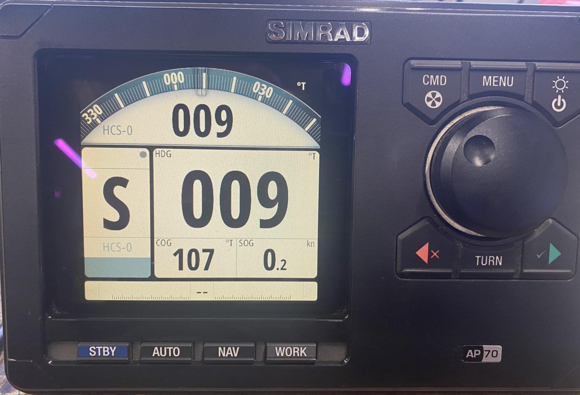 Simrad AP70 Autopilot Control Head PN:000-10182-001 - Max Marine ...