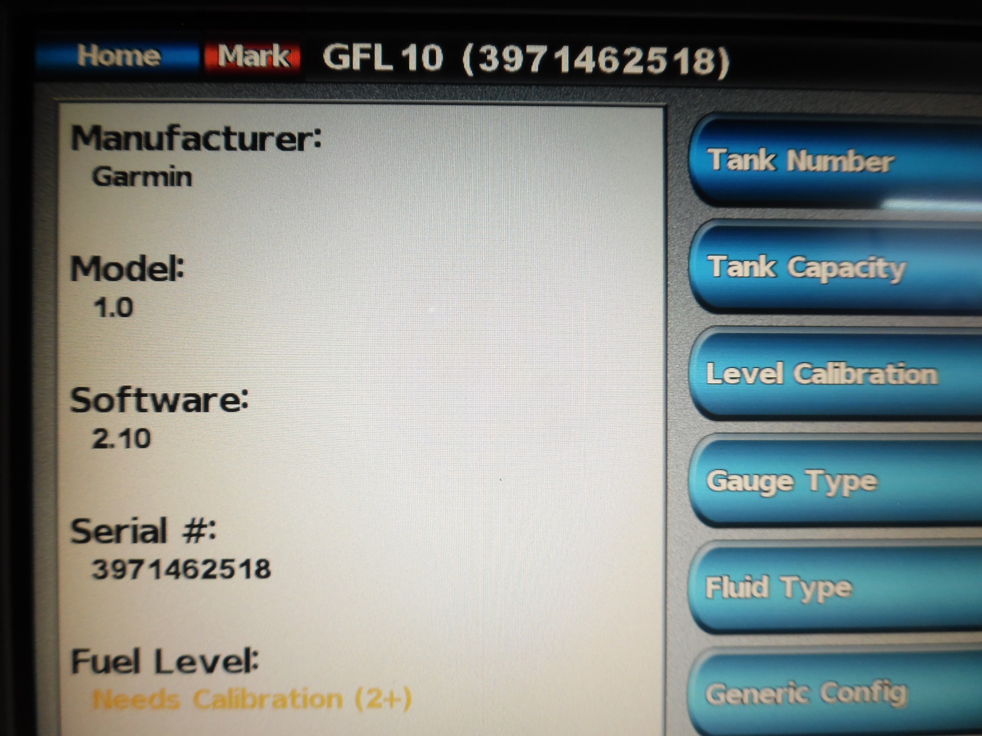 Garmin GFL10 GFL-10 Fluid Level Sensor NMEA 2000 - Excellent Tested ...