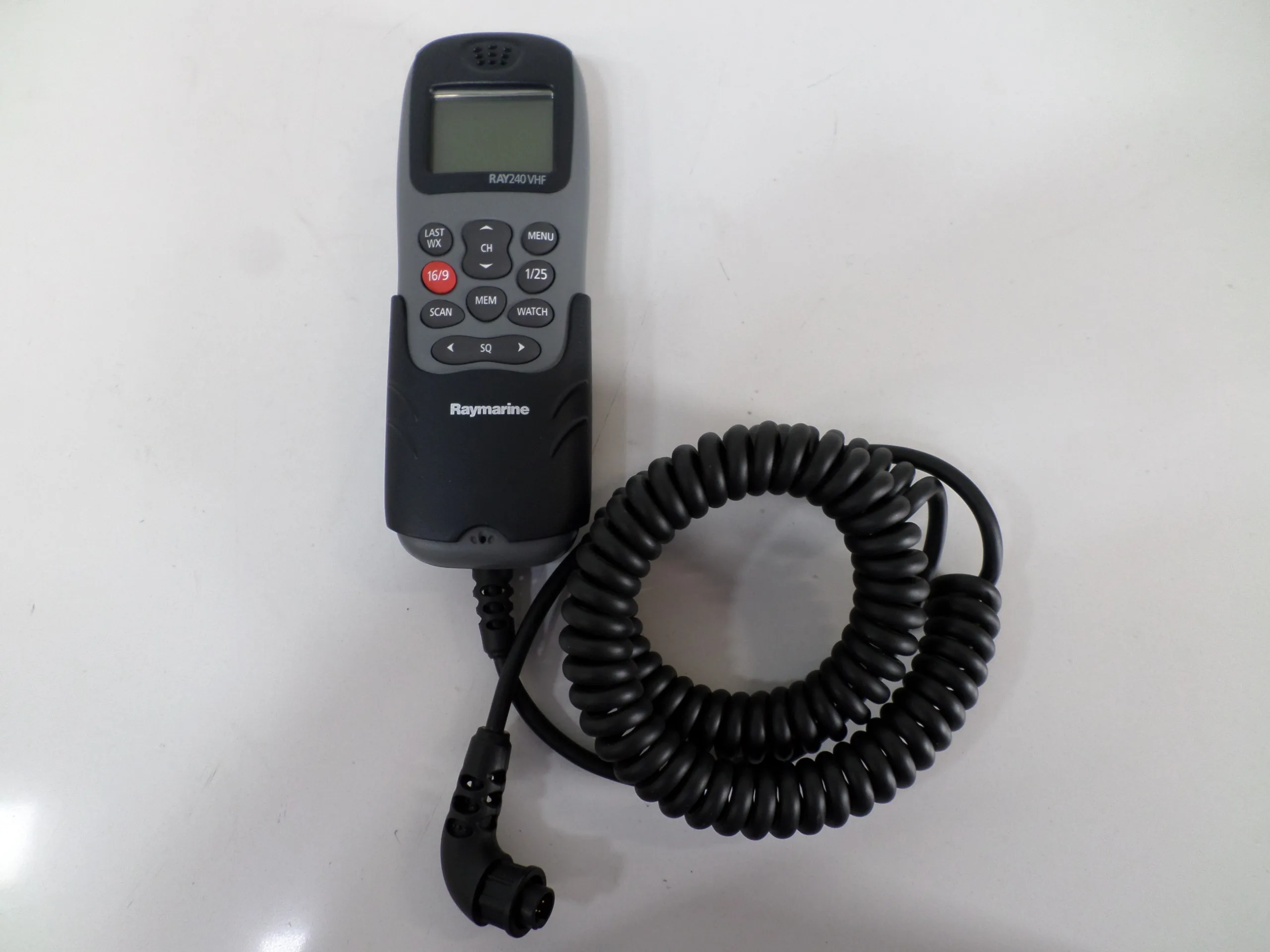 Raymarine RAY240 VHF Radio Handset Model No. E45009 with Cradle ...