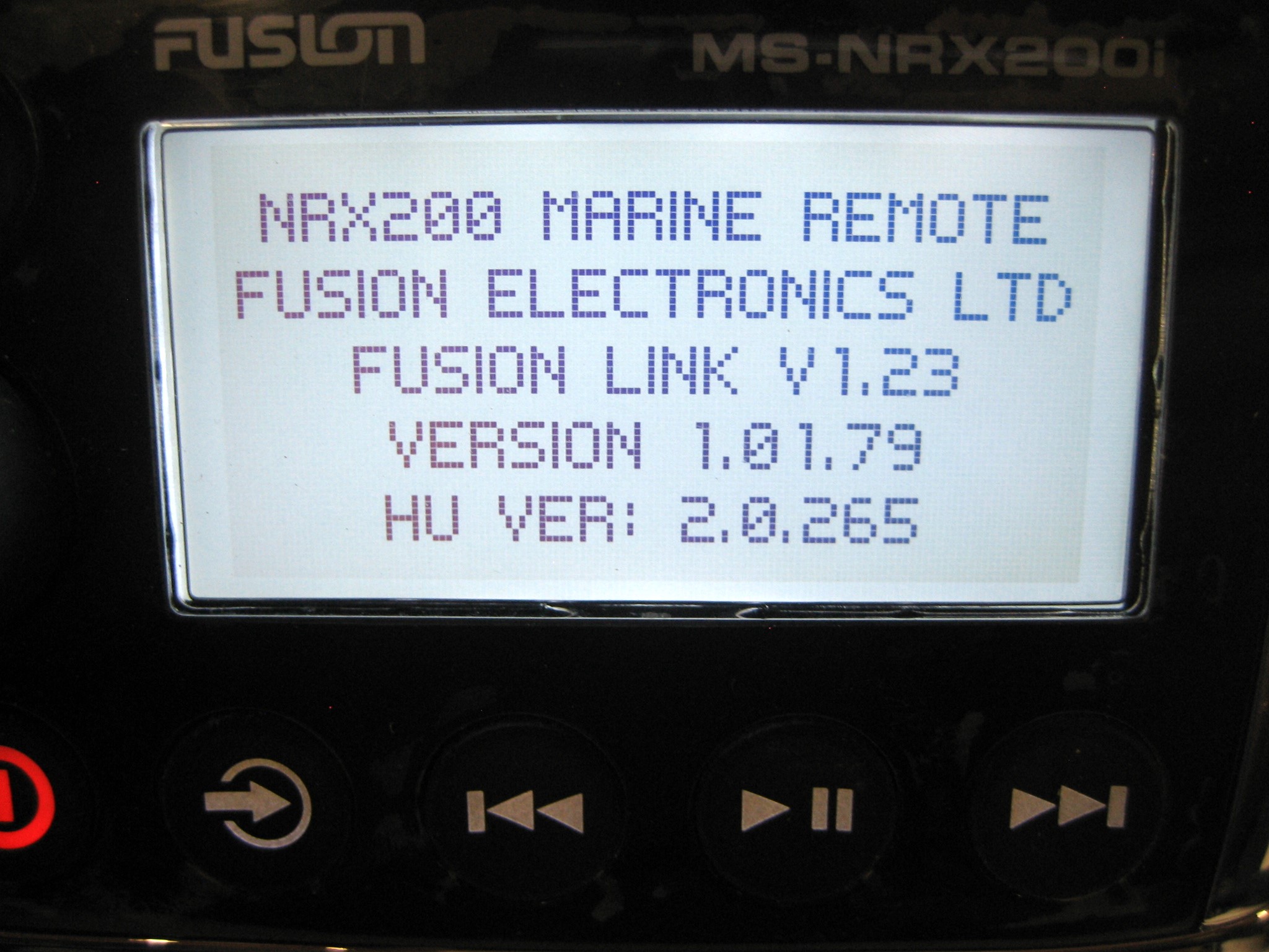 Fusion MS NRX200i Wired Remote Control NMEA2000 - Max Marine Electronics