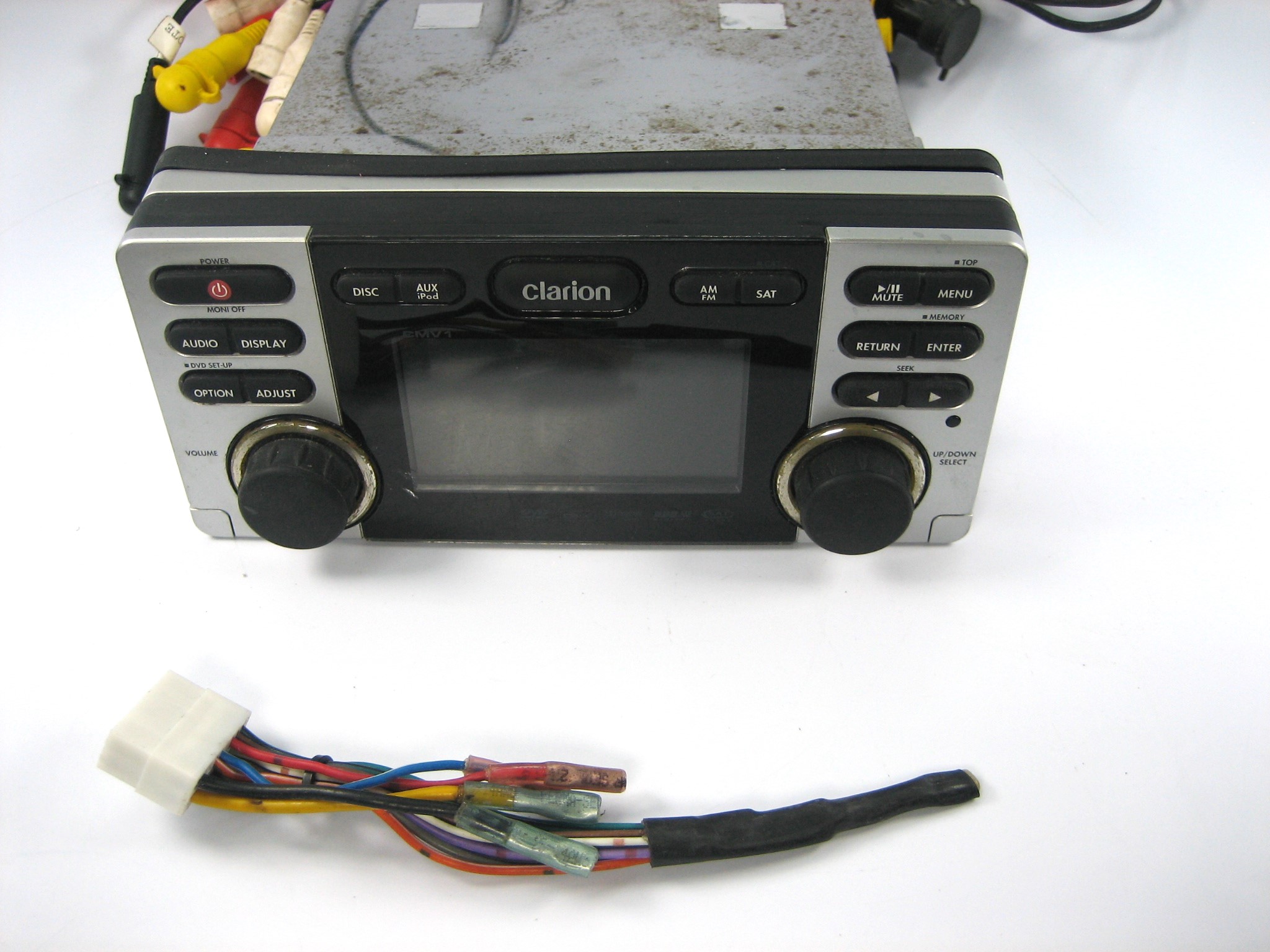 Clarion CMV1 CD AM FM DVD Marine Radio - Max Marine Electronics
