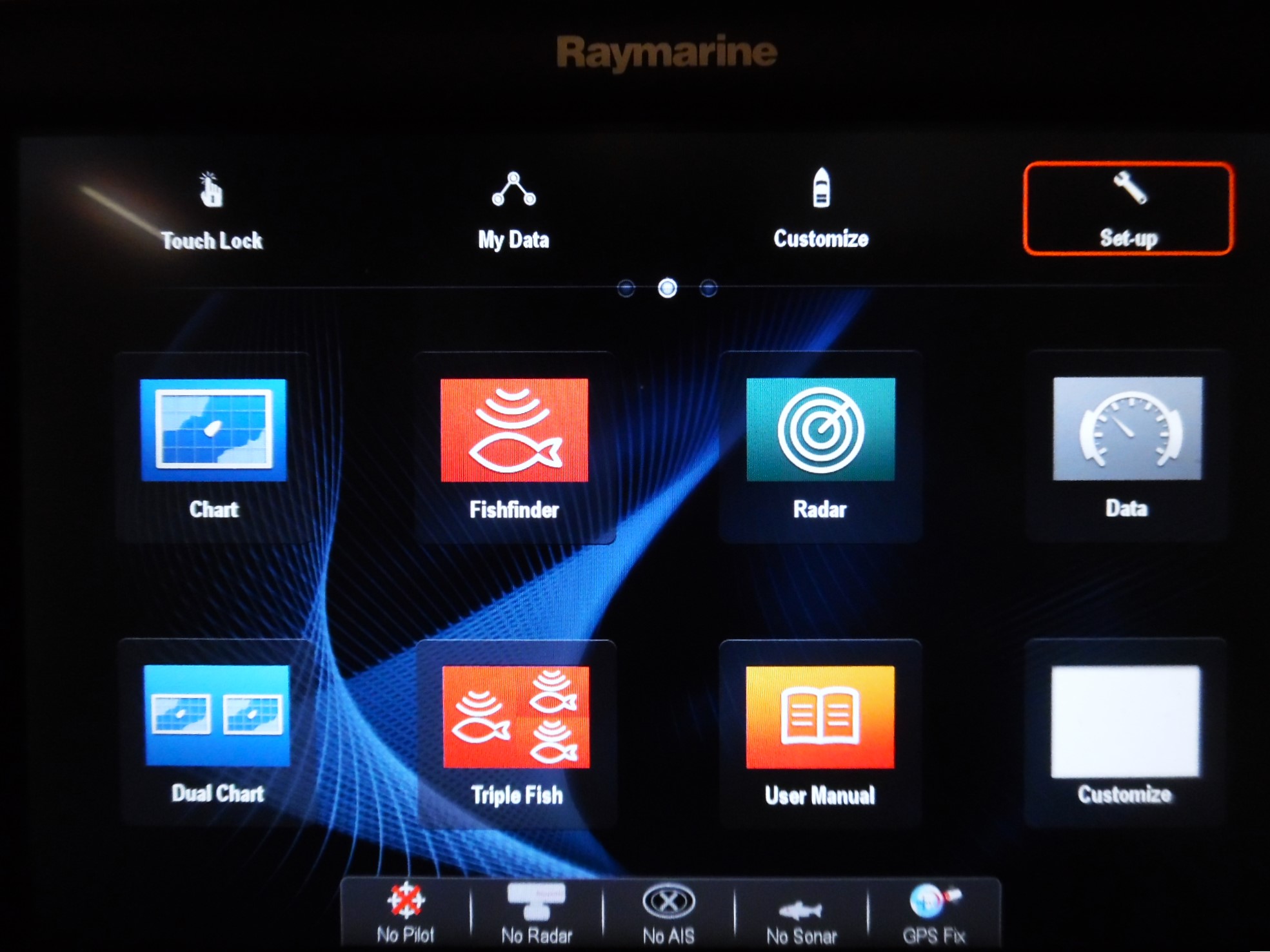 Raymarine c125 E70013 MFD - Internal - GPS - 90 Day Warranty Good Cond ...