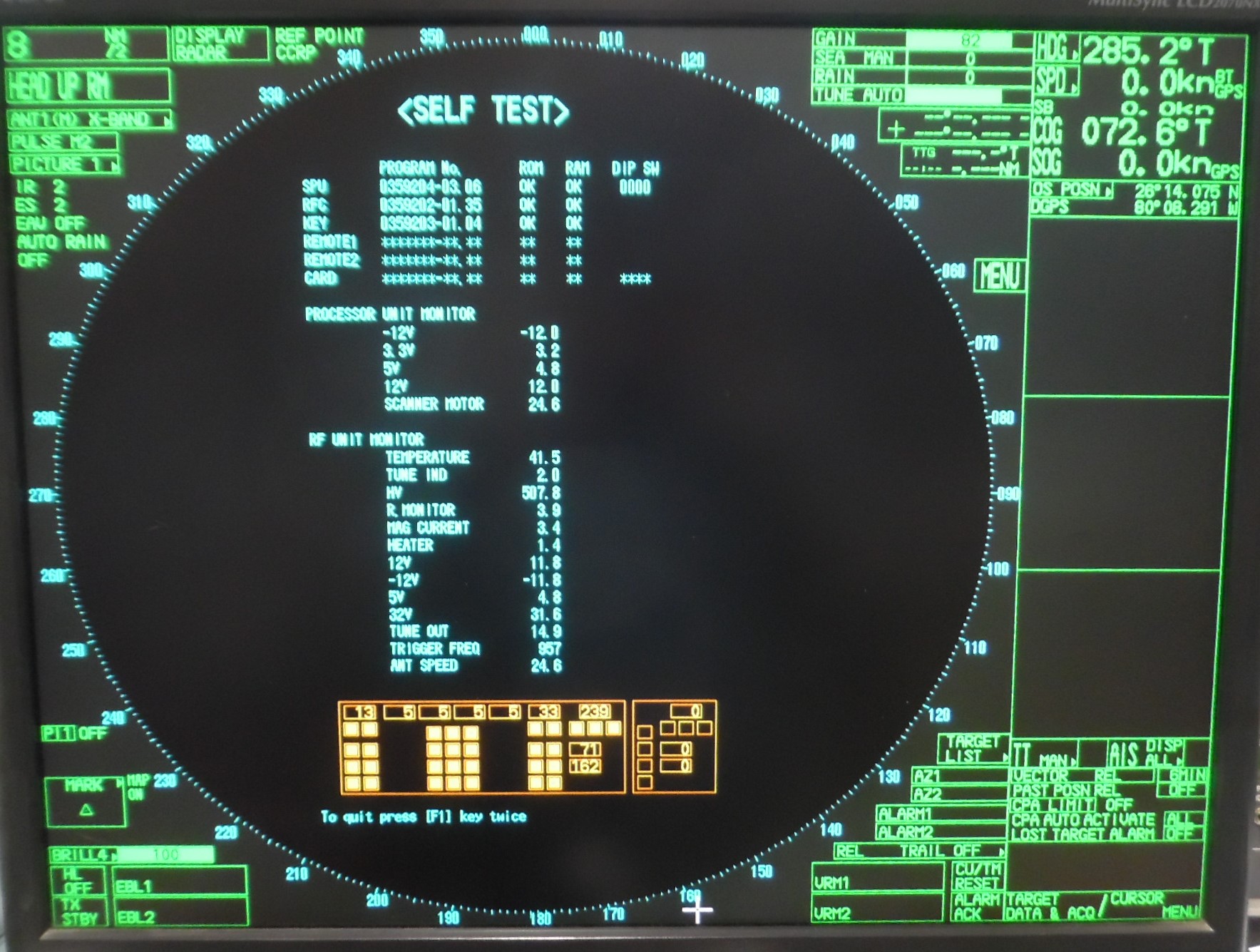 Furuno FAR-2127BB/DC IMO Approved Black Box Radar 25KW 24VDC- Tested ...