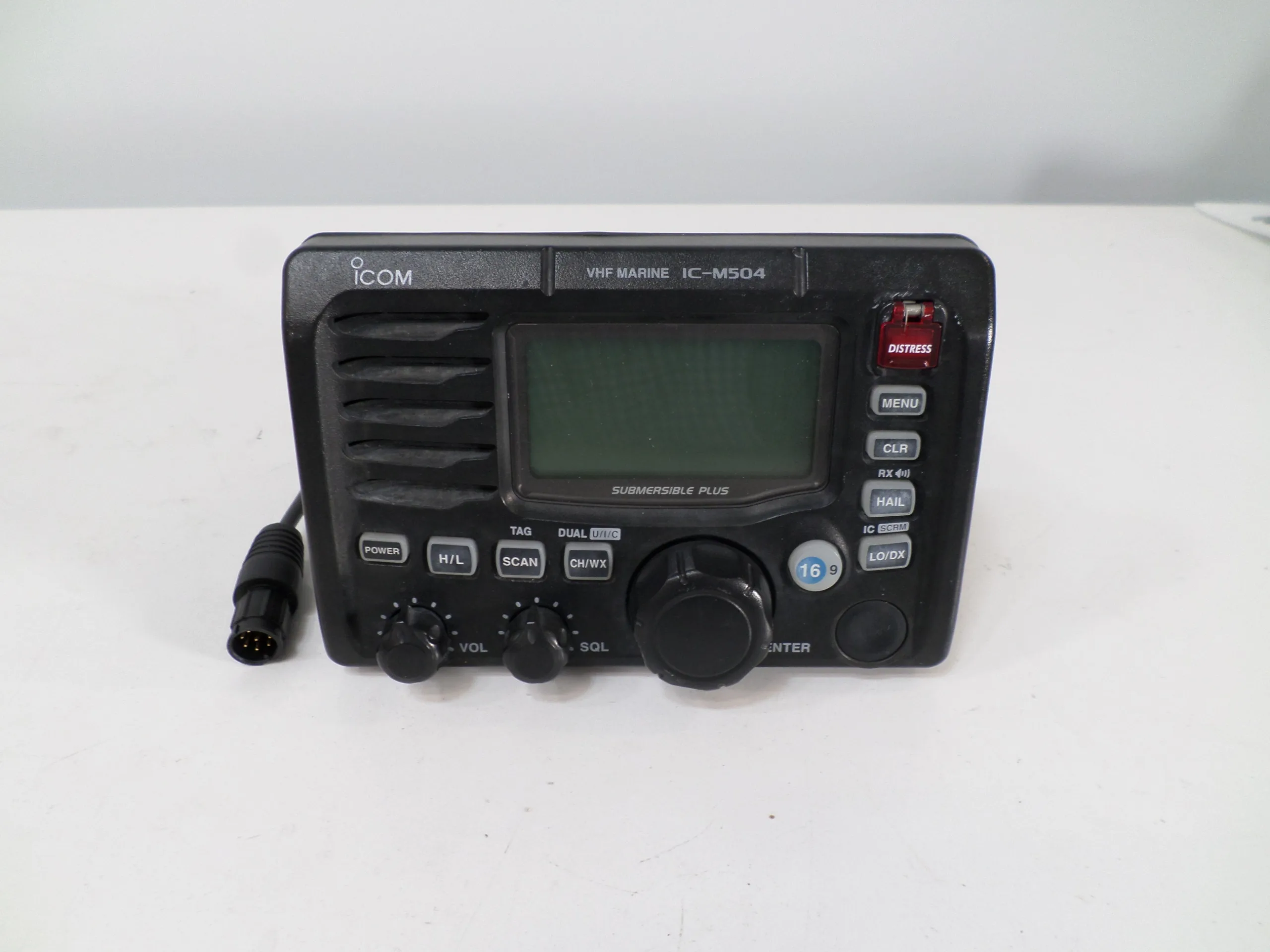 ICOM IC-M504 Marine VHF Radio With Rear Attached Microphone - Fully ...