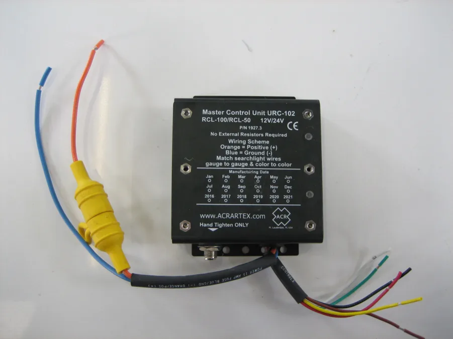 ACR RCL-100D Remote Control Search Light 12v TESTED GOOD - Max Marine ...