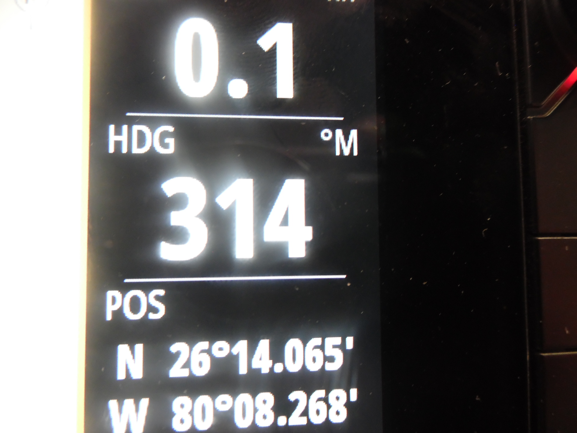 Simrad Precision 9 Compass W/Mounting Bracket Tested - Max Marine ...