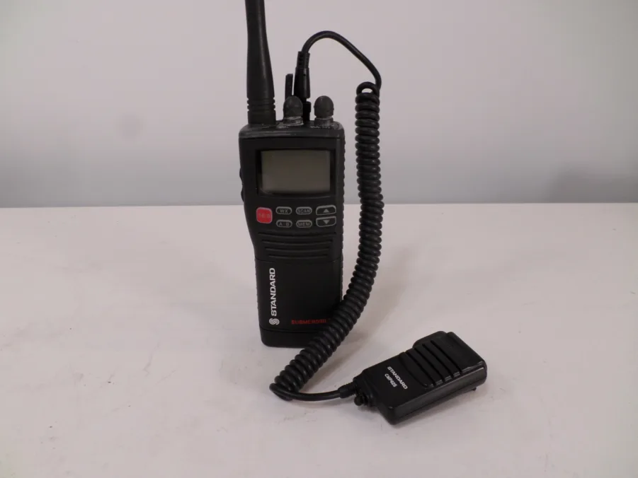 Standard Horizon GX350S Handheld Marine VHF Radio with CMP625 Hand Mic ...