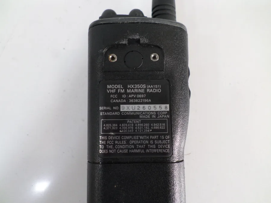 Standard Horizon GX350S Handheld Marine VHF Radio with CMP625 Hand Mic ...