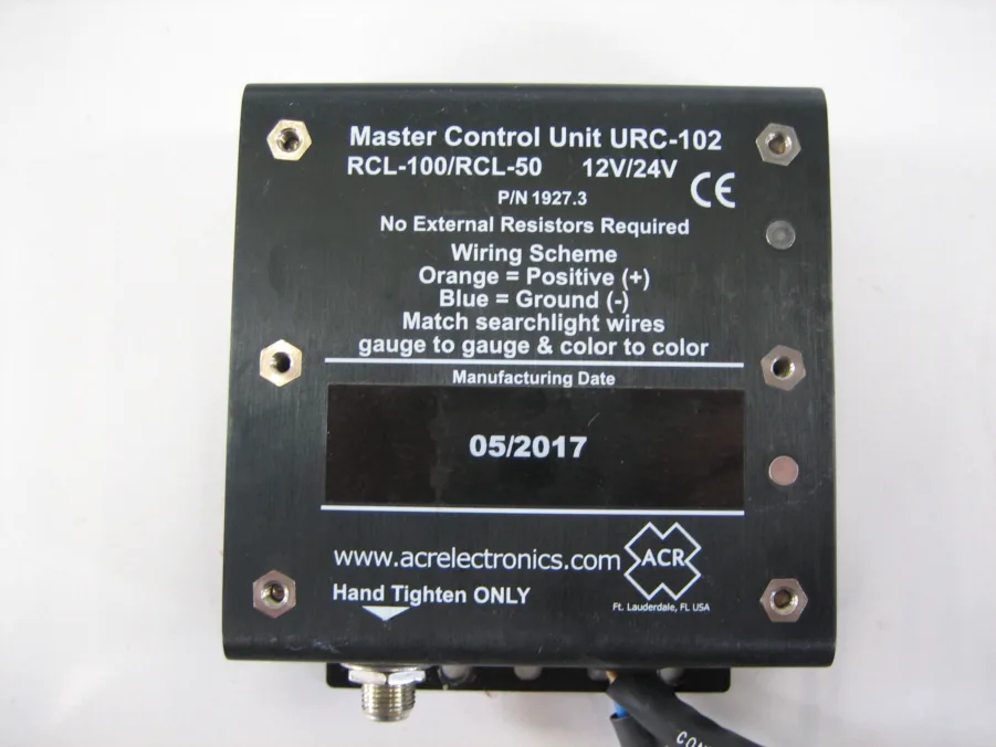 ACR RCL-100D Remote Control 12V Search Light + Point Pad NEW BULBS ...