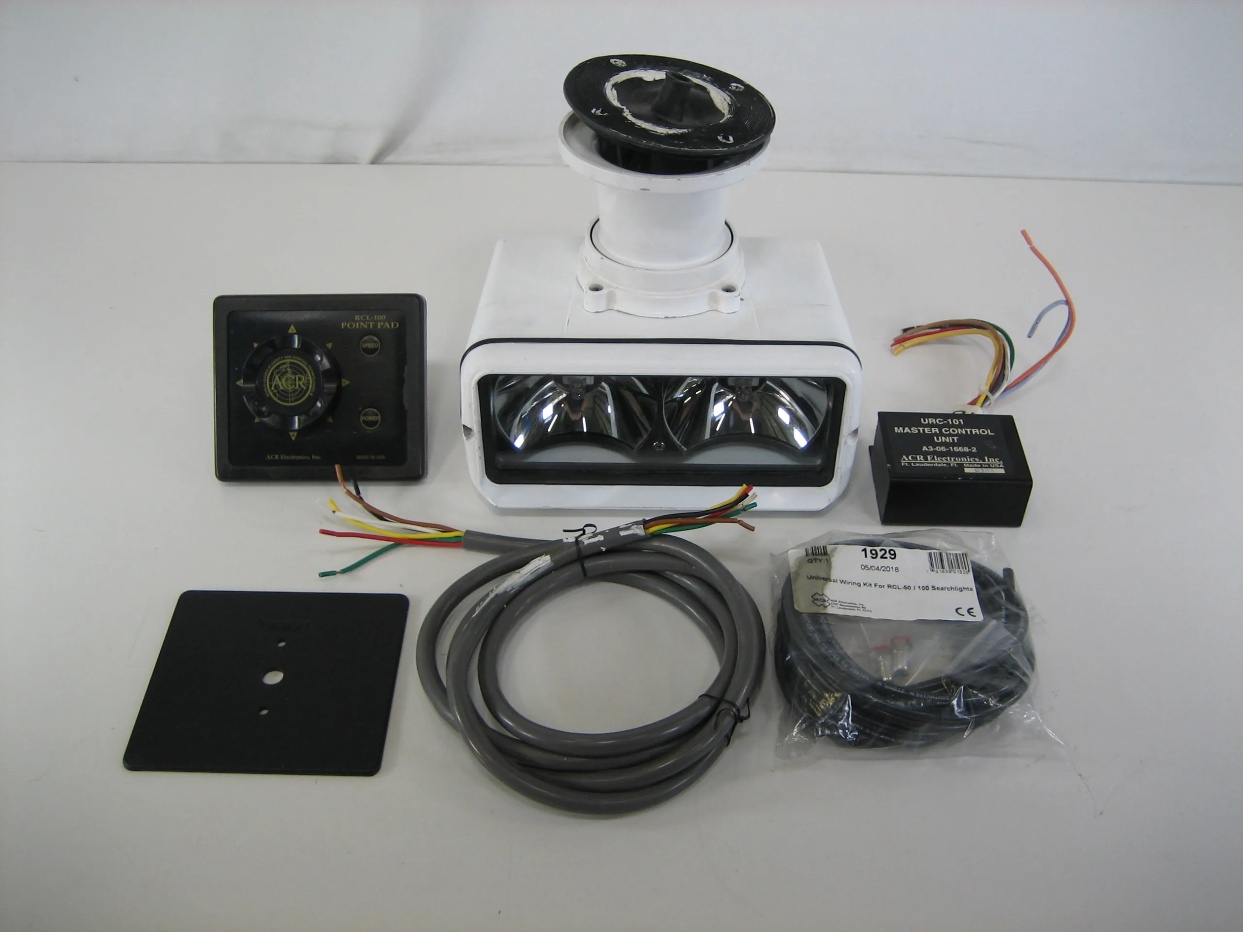 ACR RCL-100D Remote Control Search Light and Point Pad 12V TESTED GOOD ...