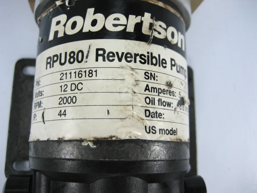 Simrad Robertson RPU80 Reversible Hydraulic Autopilot Pump - Max Marine ...