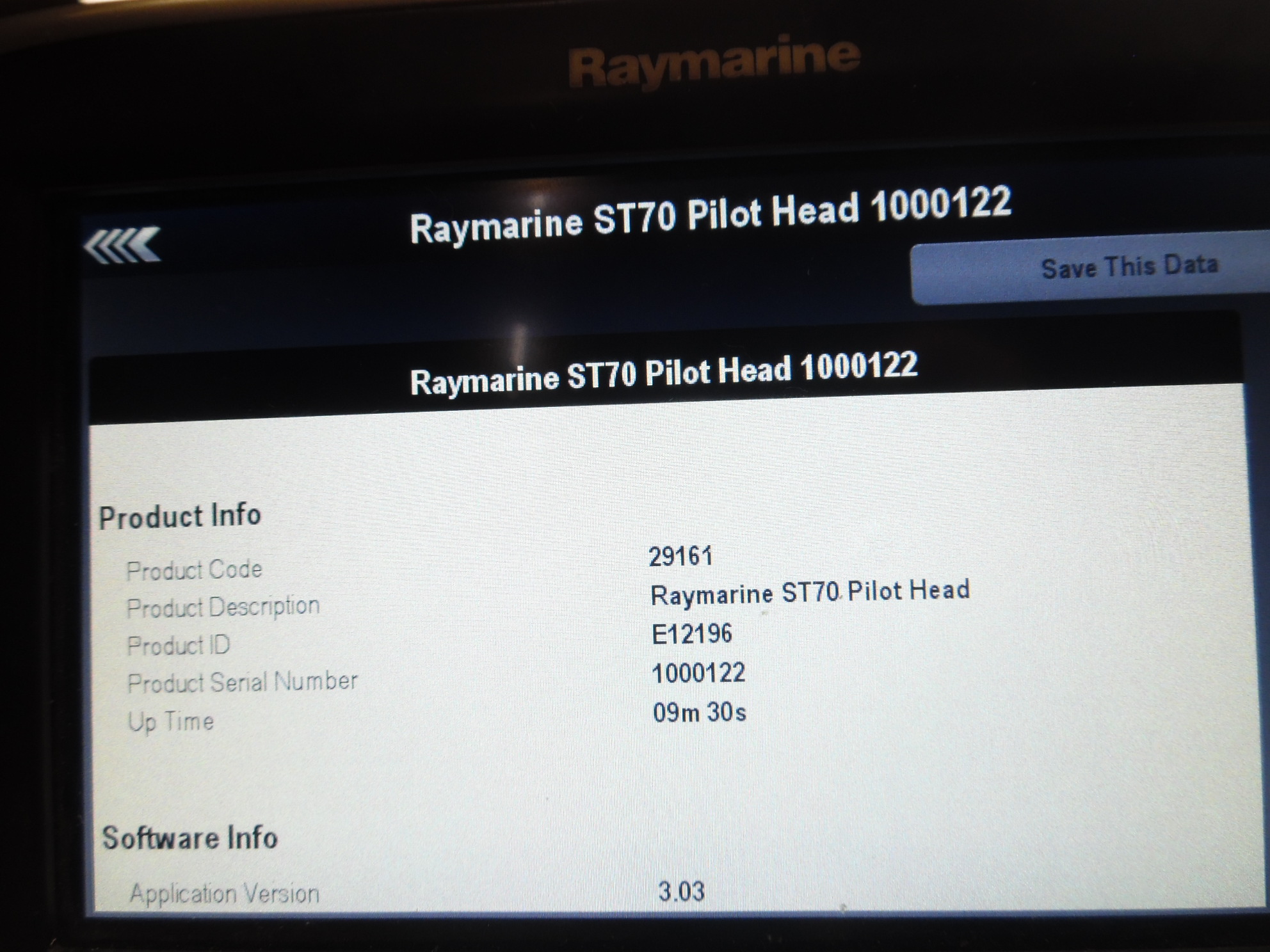 Raymarine-ST70 E12196 Marine Autopilot Control Head - Max Marine ...