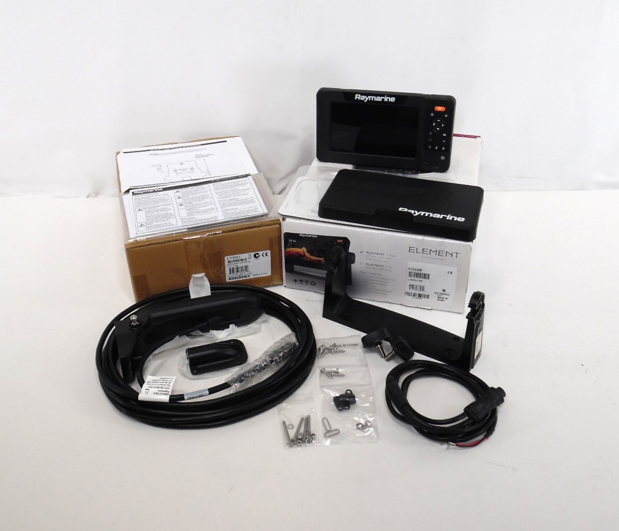 Raymarine E70532 Element 7 HV - 7" Plotter w/ HV-100 CHIRP HyperVision ...