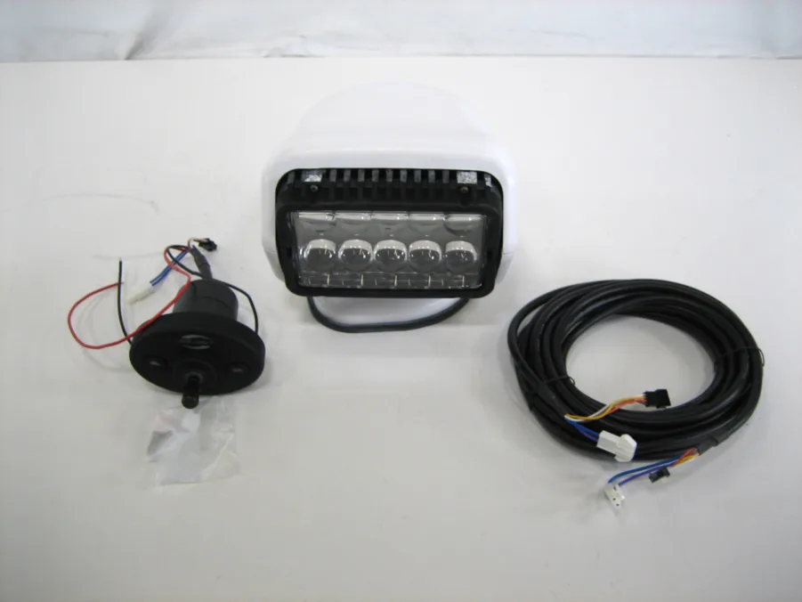 GoLight 30204 White LED Spotlight with Hardwired Joystick Remote - Max ...