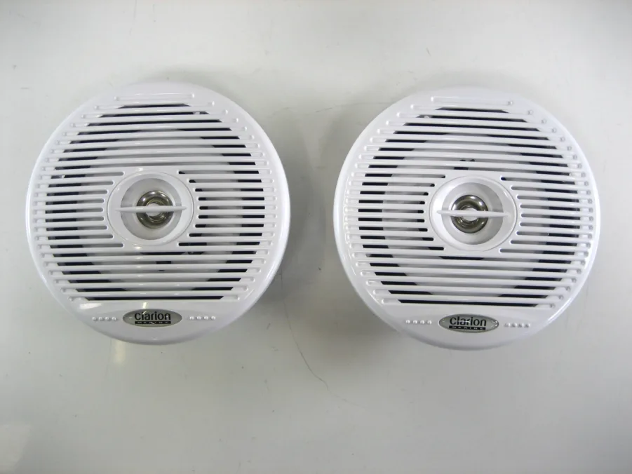 Clarion CM1622-R Marine Coaxial 6.5'' Speakers & .75'' Tweeters - Max ...