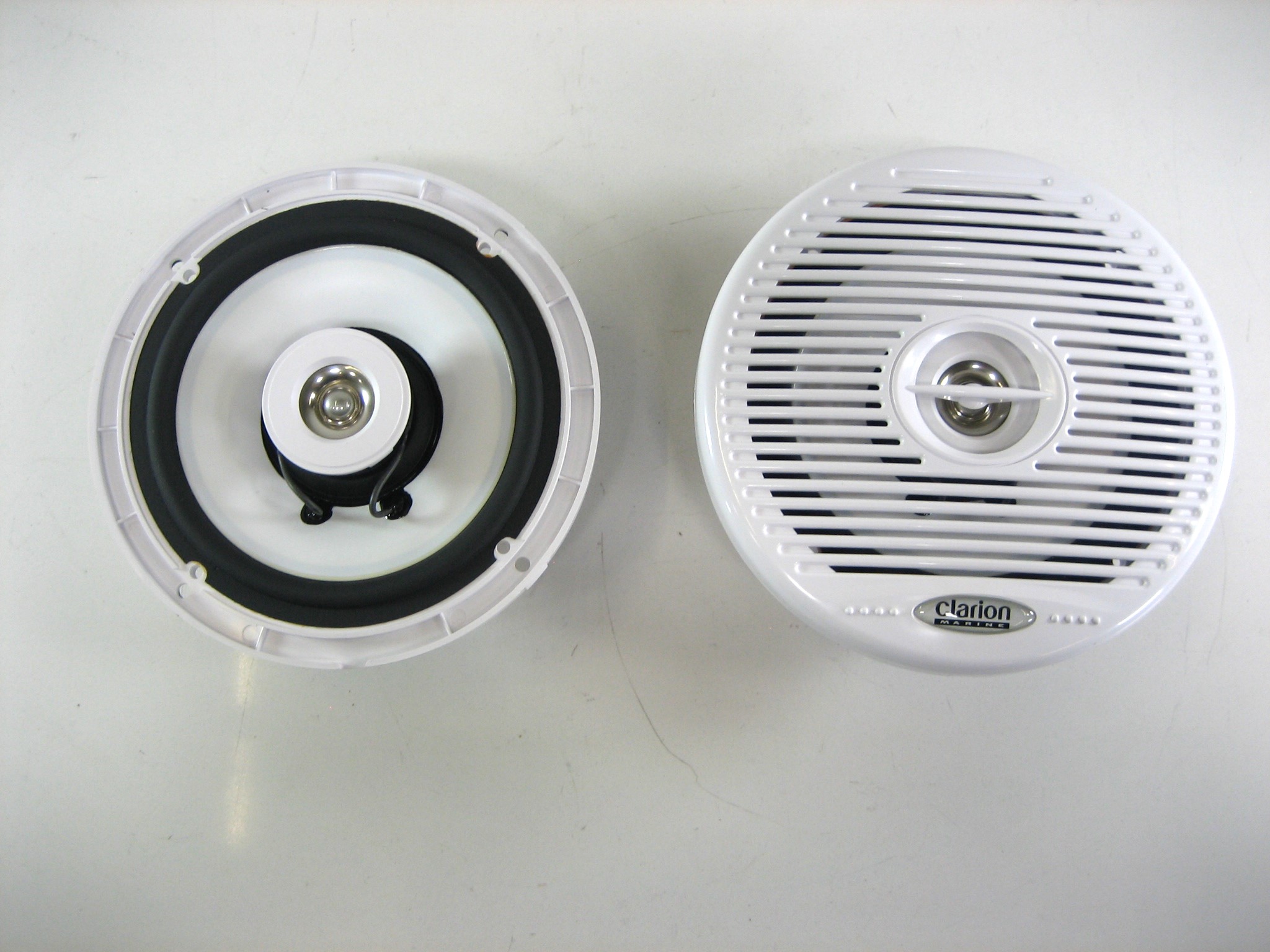 Clarion CM1622-R Marine Coaxial 6.5'' Speakers & .75'' Tweeters - Max ...
