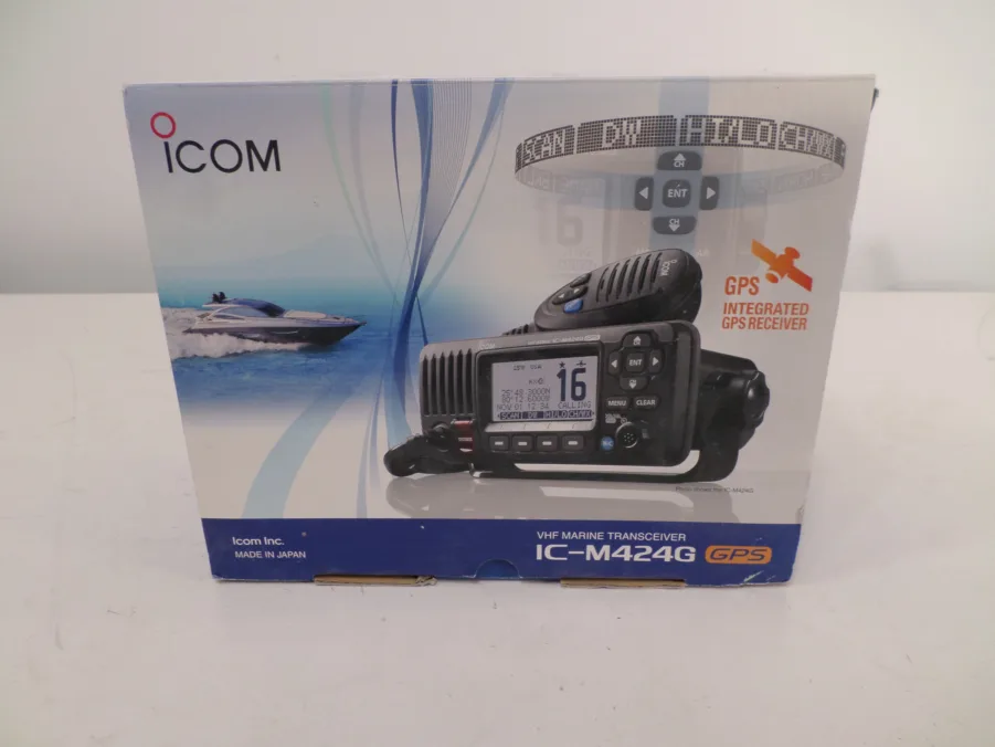 Icom IC-M424G Marine VHF Radio with Built in GPS - New In Box - Max ...