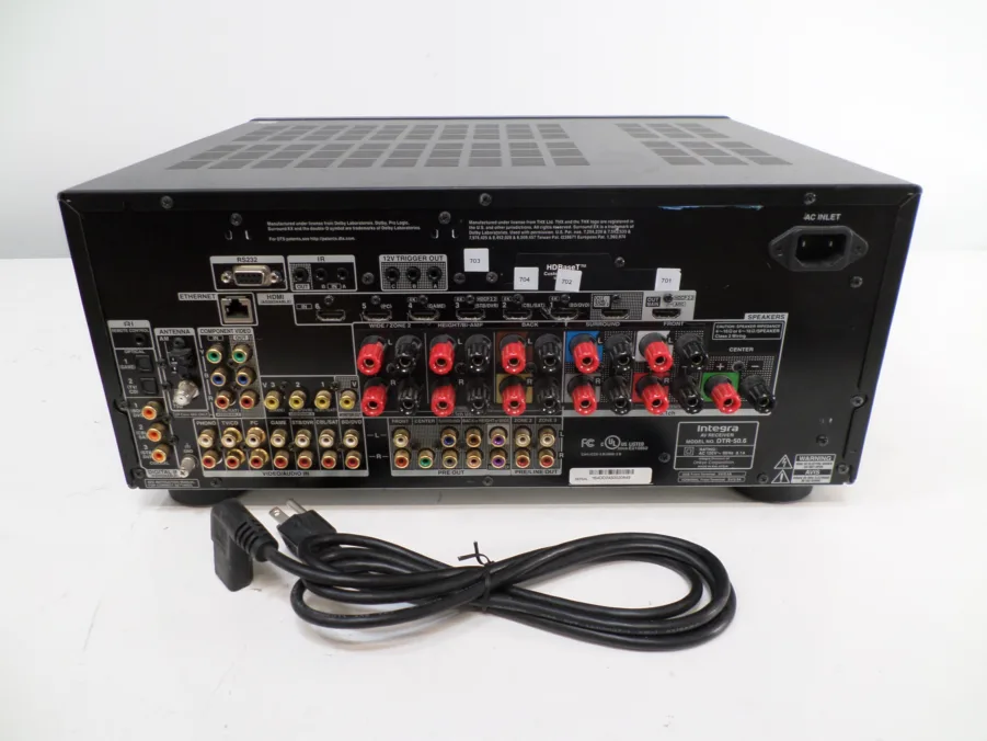 Integra DTR-50.6 7 Channel 150W Home Theater Receiver - Max Marine ...