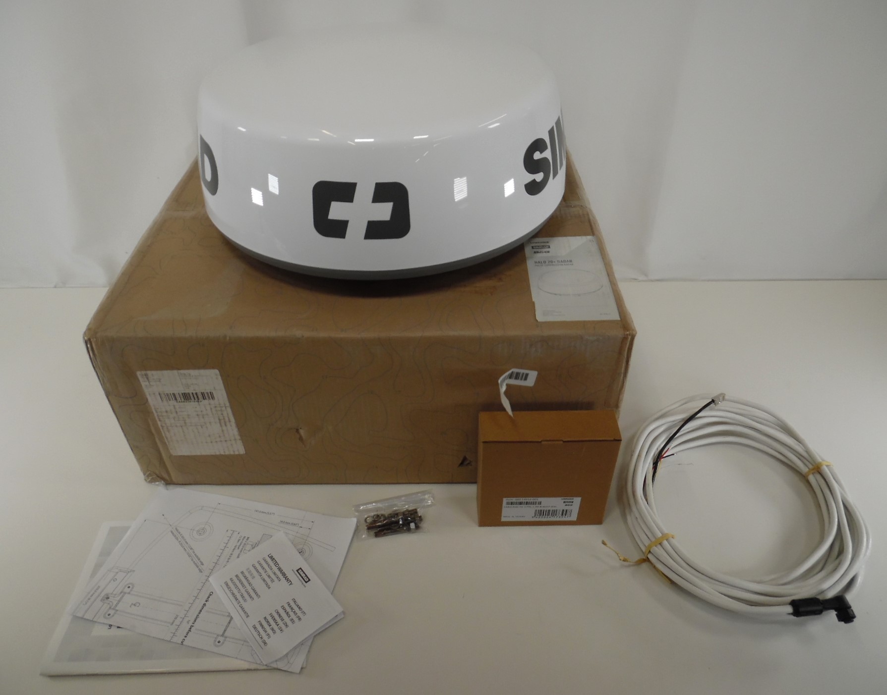 Simrad Halo20+ Pulse Compression Dome Radar (000-14536-001) NEW OPEN ...