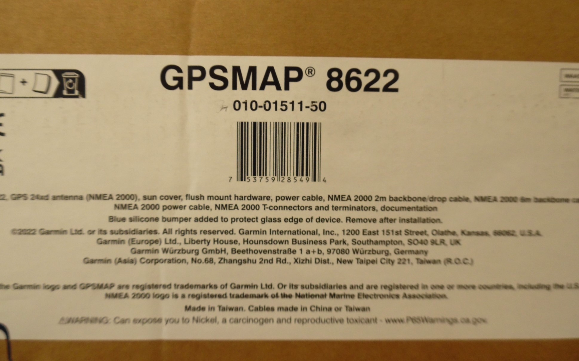 Garmin GPSMAP 8622 22″ MFD (010-01511-50) W/ Accessories -Tested Good ...