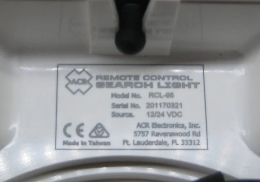 ACR RCL-95 LED Remote Control 12-24V Searchlight - No Wireless Remote ...