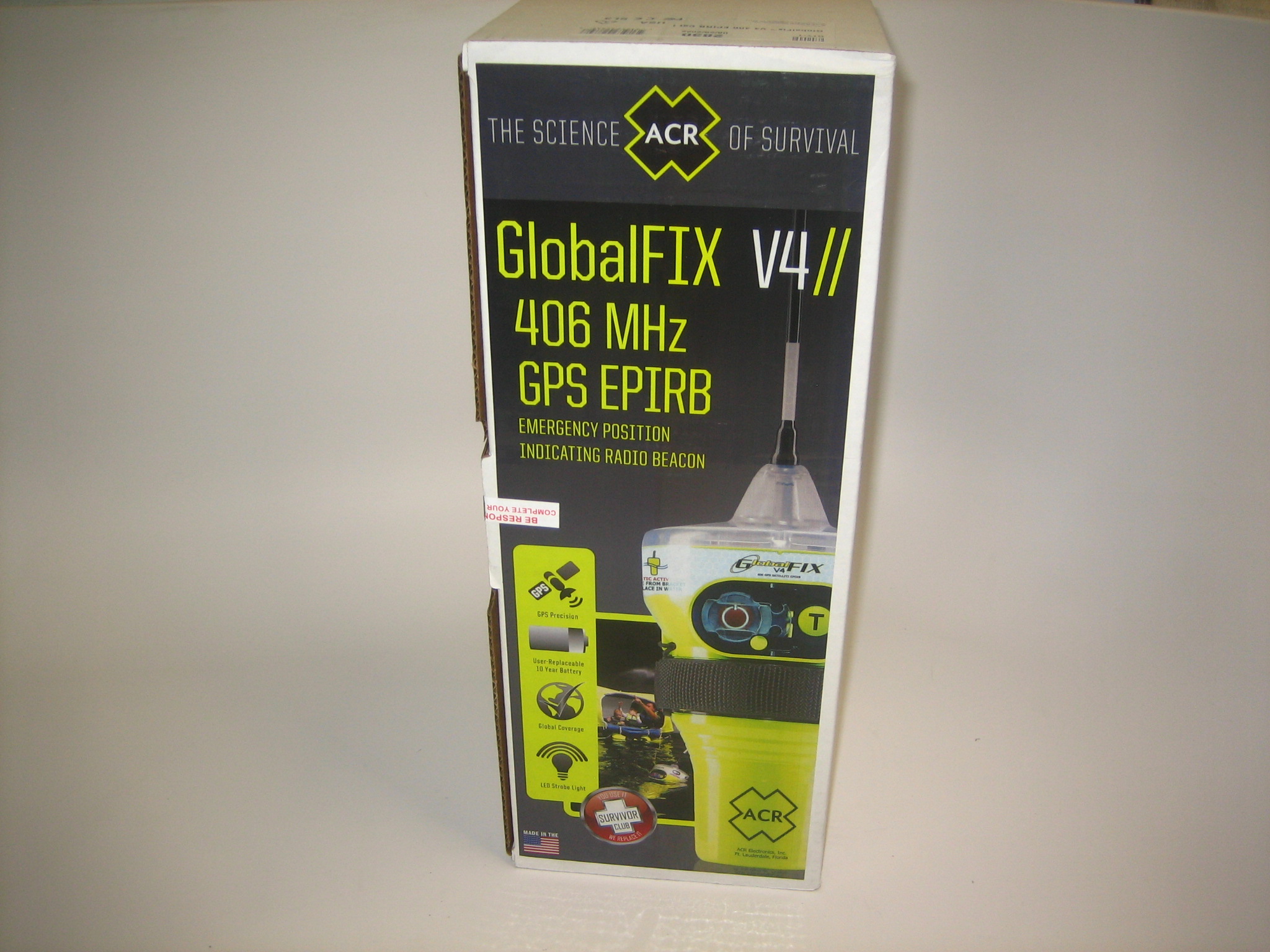 ACR 2830 GlobalFix V4 Category I EPIRB w/Auto Hydrostatic Release *NEW ...