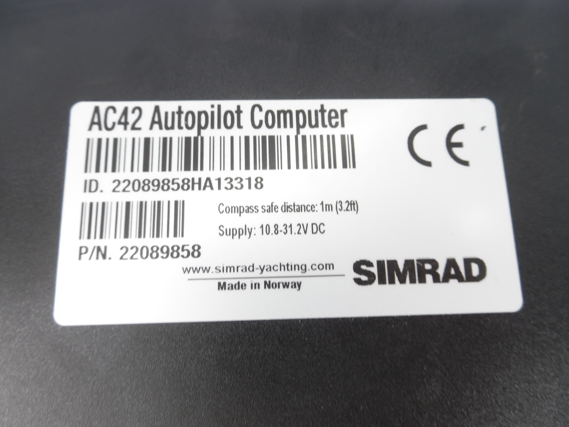 Simrad AC42 Autopilot Computer 22089858 For AP24 AP28 Tested Updated ...