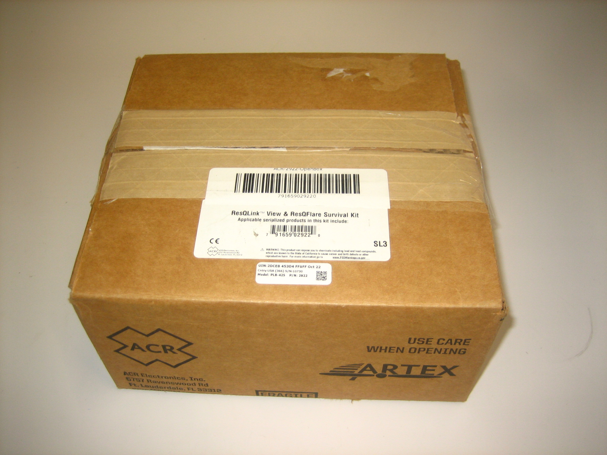 ACR 2361 ResQLink View 425 & ResQFlare Survival Kit *NEW* Battery Exp ...