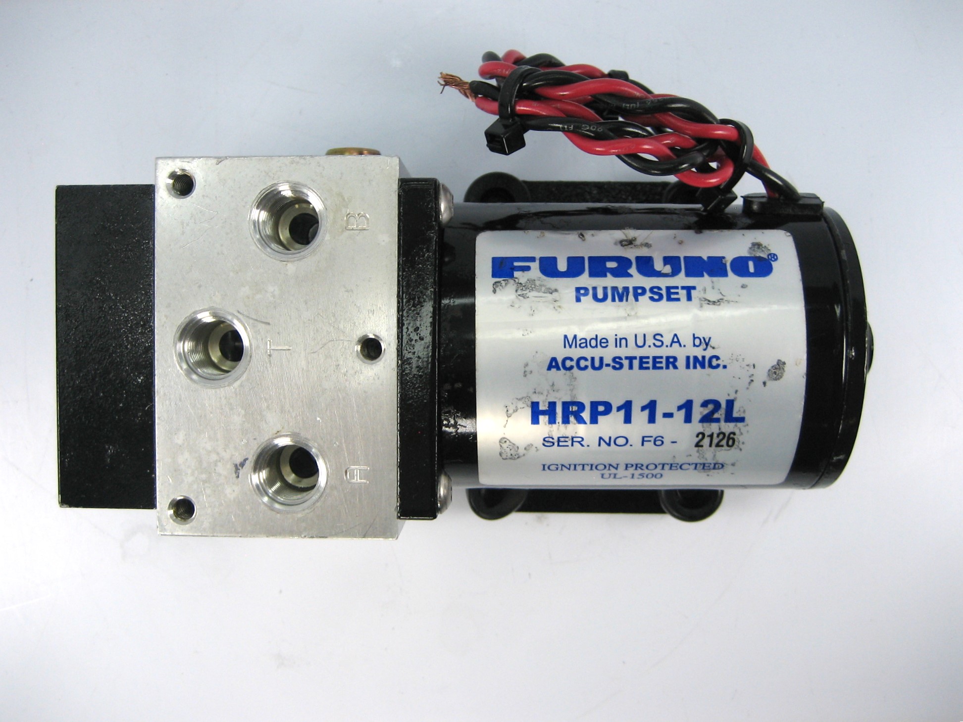 Furuno HRP11-12L Reversible Hydraulic Autopilot Pump - Max Marine ...