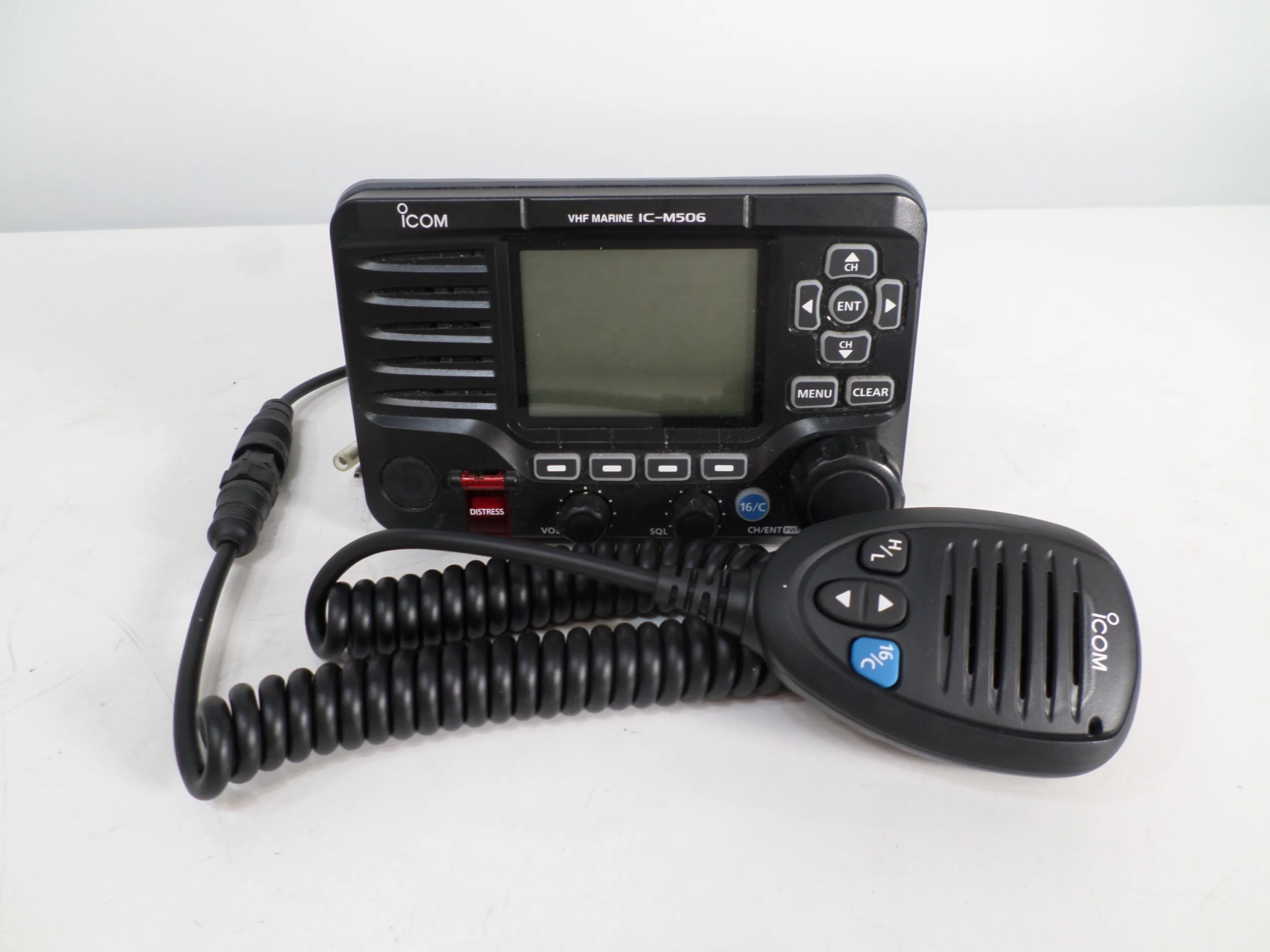Icom IC-M506 DSC Marine VHF Transceiver with NMEA 2000 - No Front Mic ...
